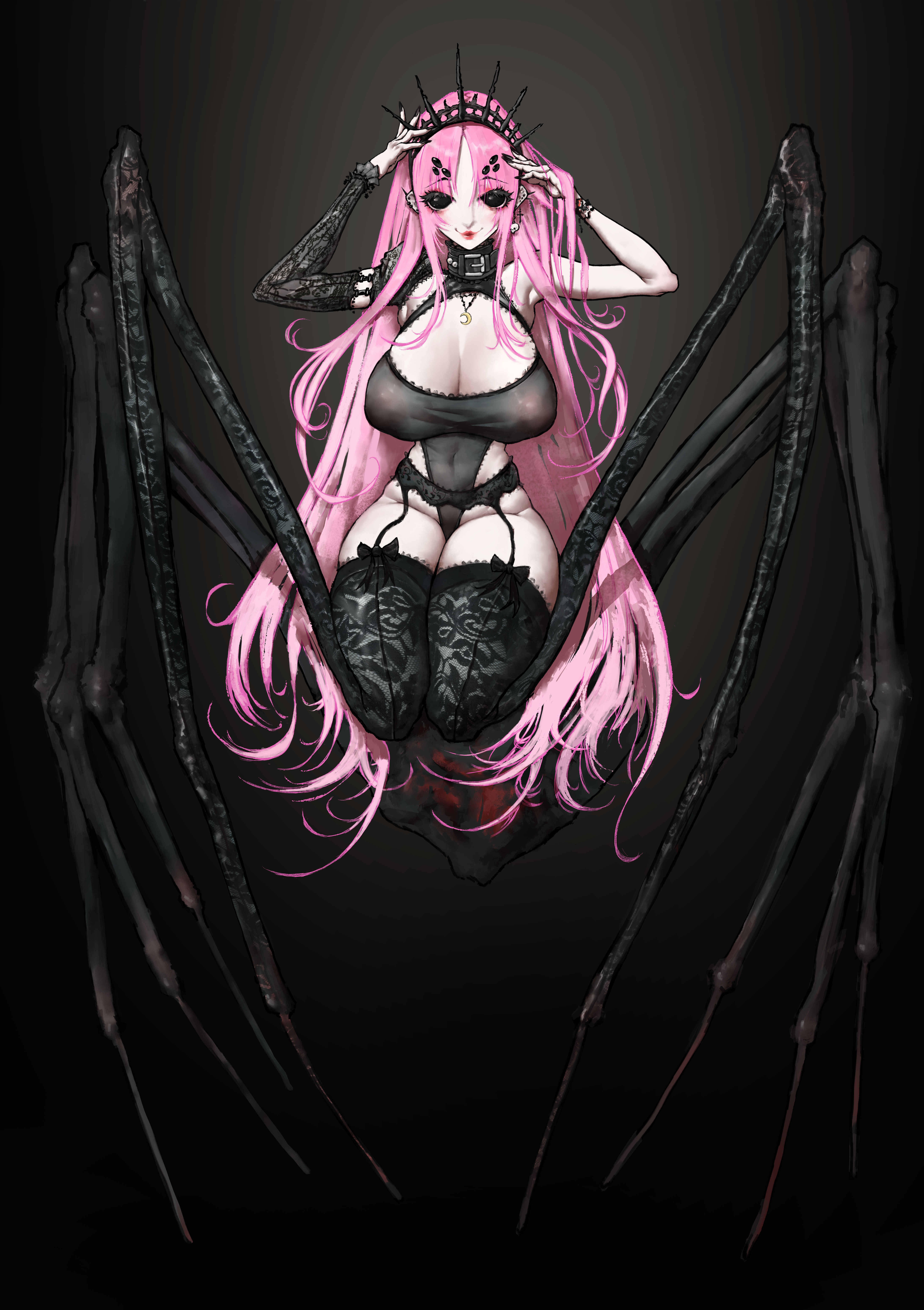 Gothic Arachne OC Design | Scrolller
