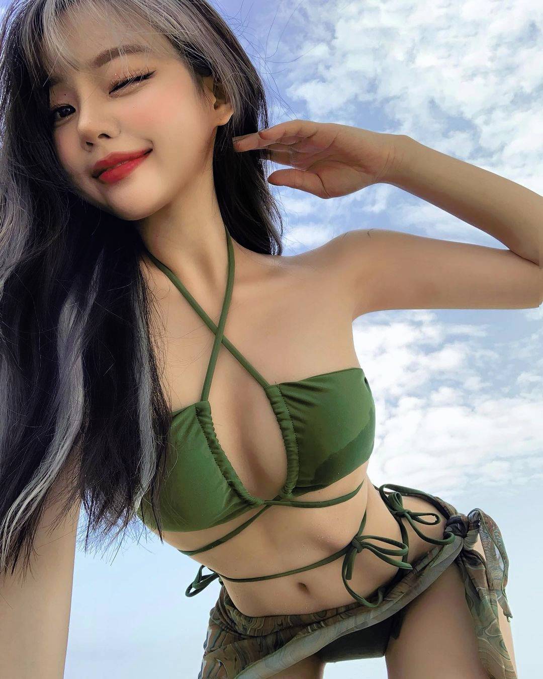 Green bikini | Scrolller