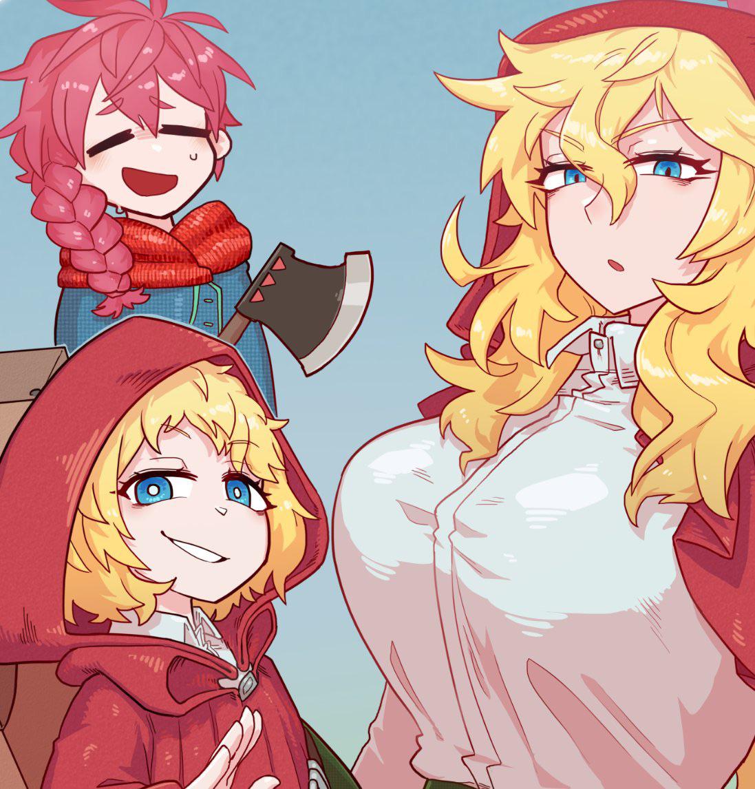 Grimm and Velou fanart by TenkAboutArt on Twitter. | Scrolller