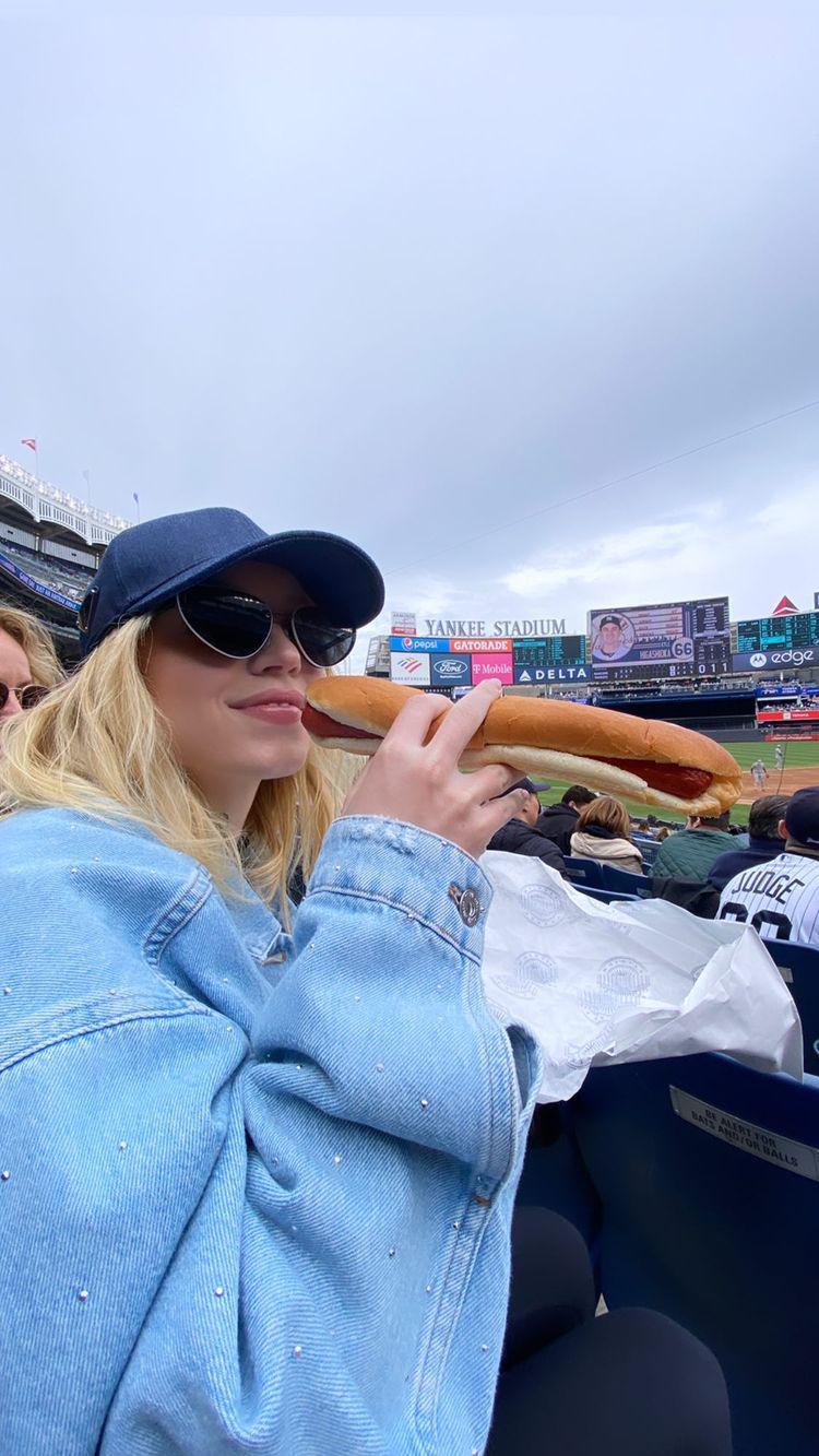 Having a foot long at a Yankees game | Scrolller