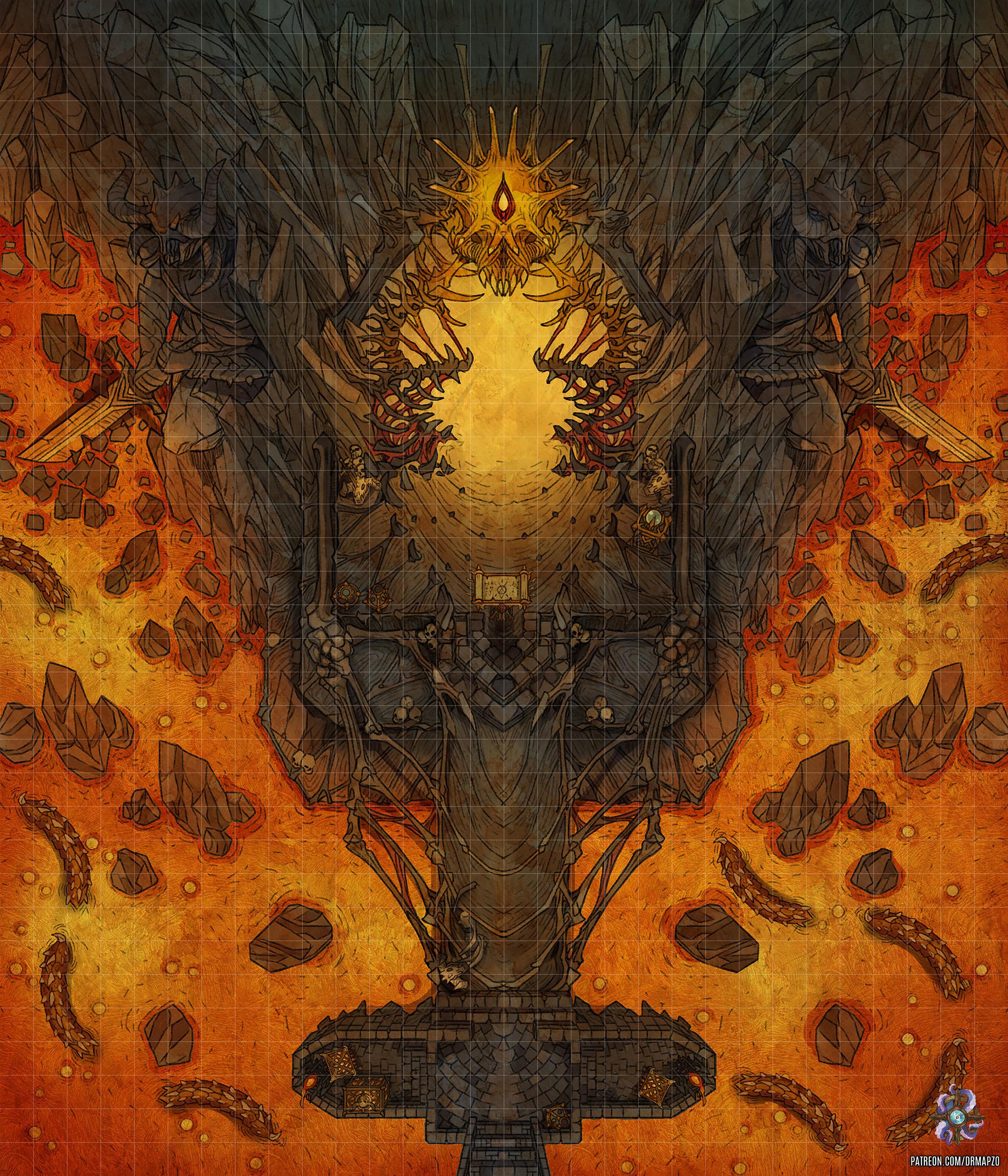 Hellmouth Battle Map 30x35 | Scrolller