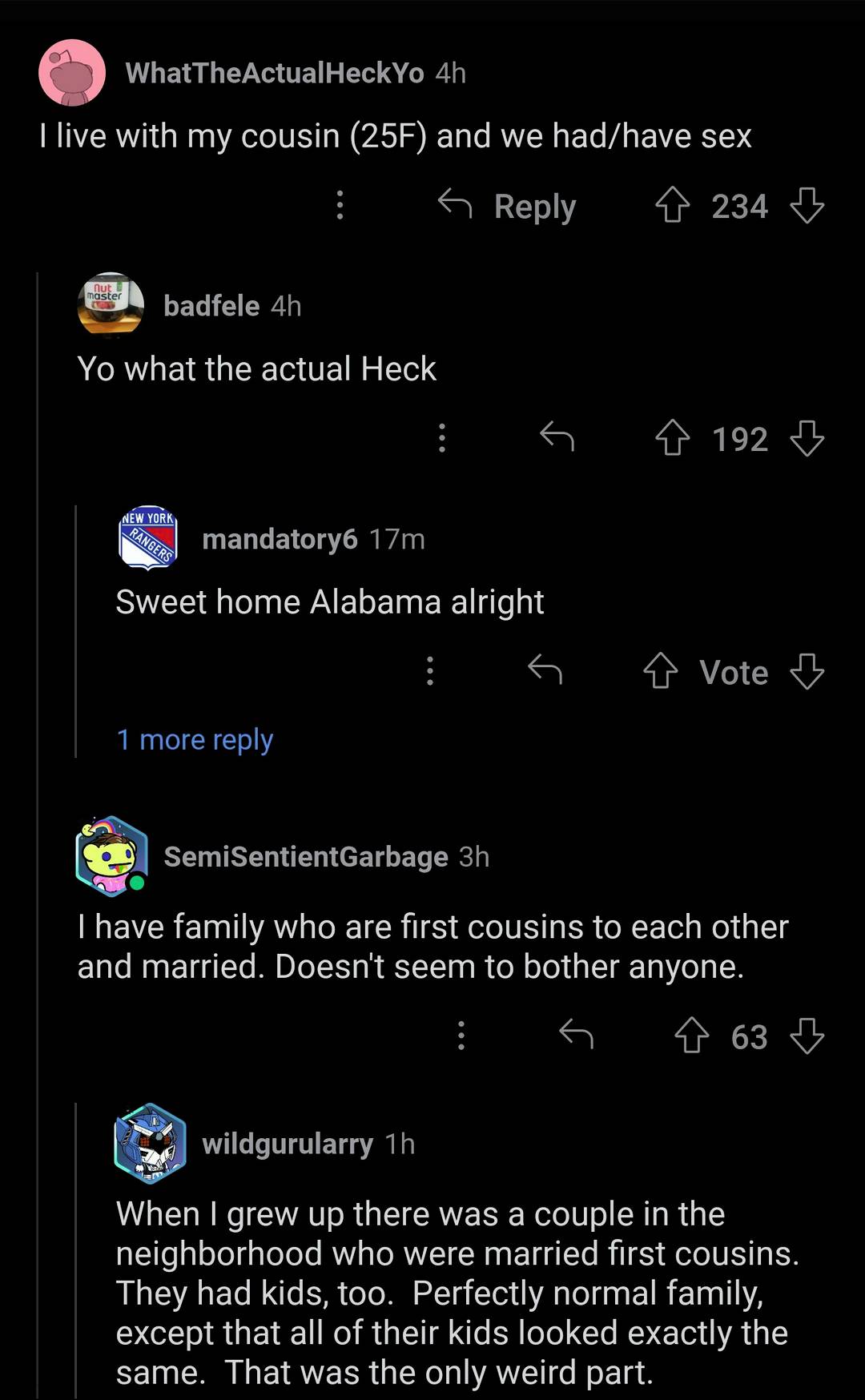 Hole comment thread. | Scrolller