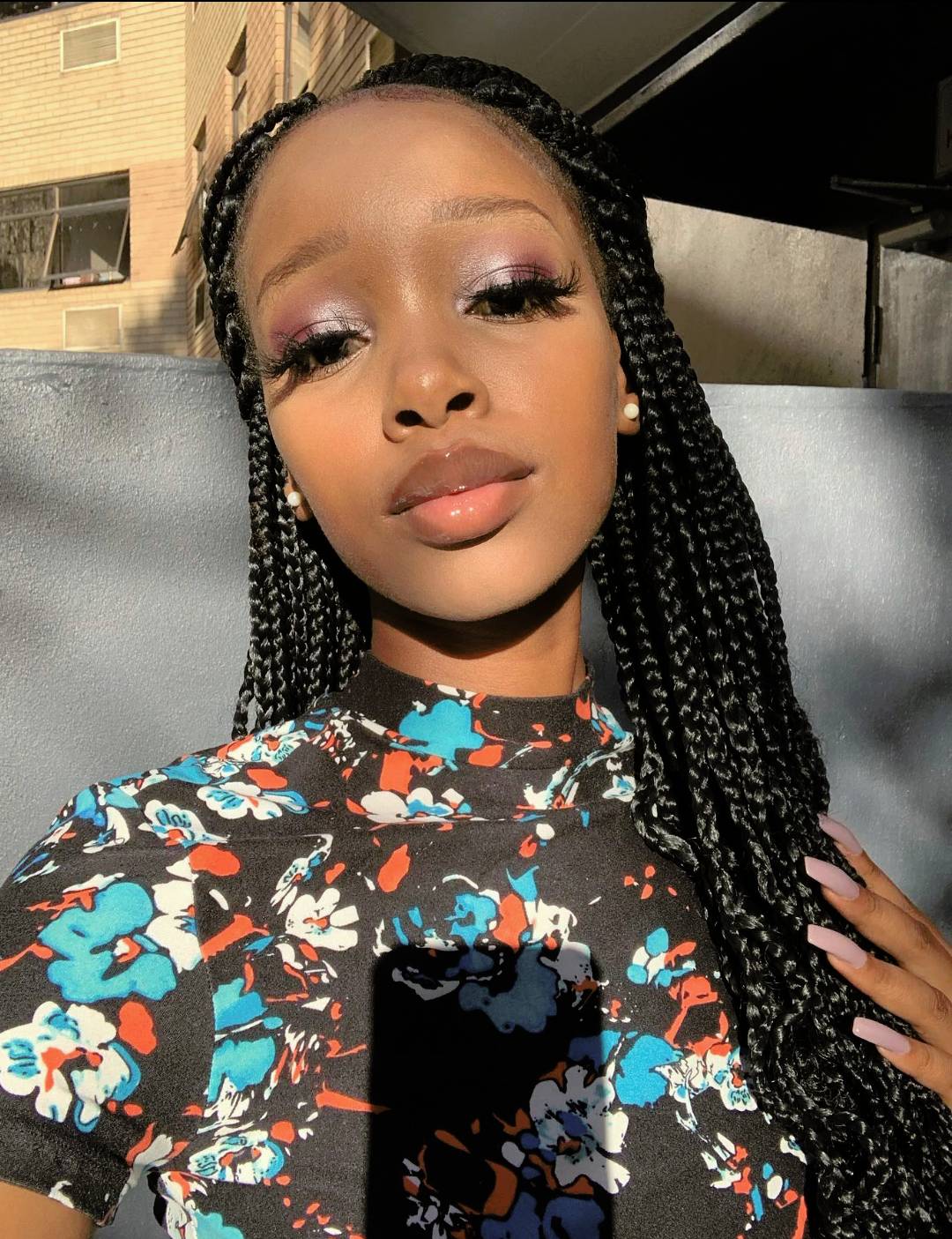 Hottie in braids. | Scrolller