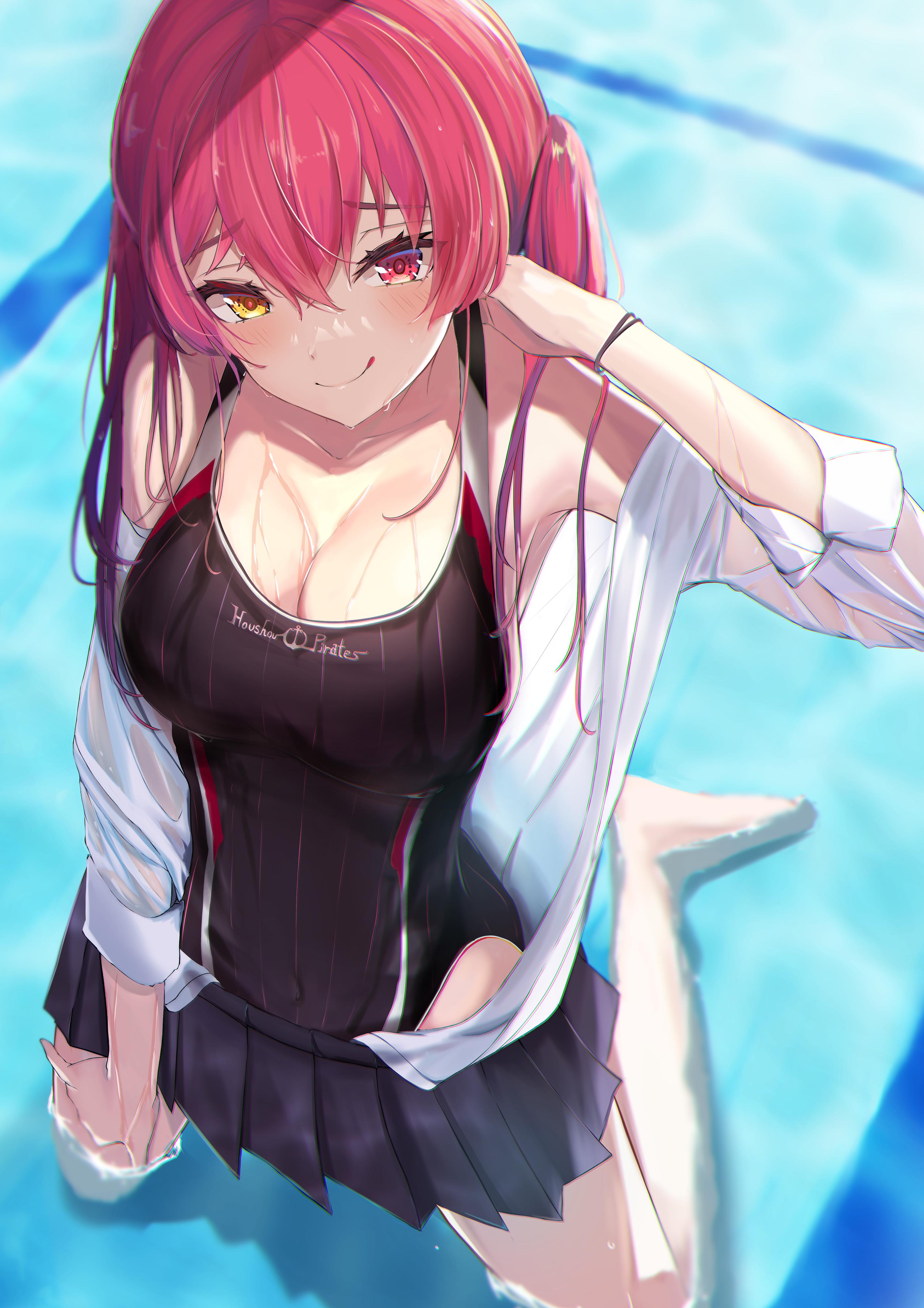 Houshou Marine Sweet Smile In A Swimsuit (Kinuta Tanuki ) [Hololive] | Scrolller