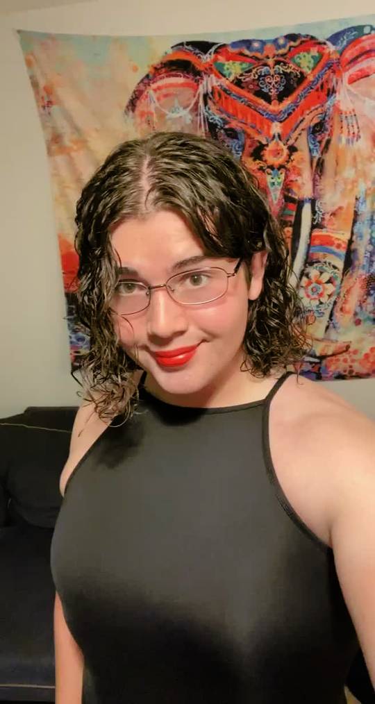 I bought a beautiful black dress for the first time as Samantha ️🏳️‍⚧️ ...