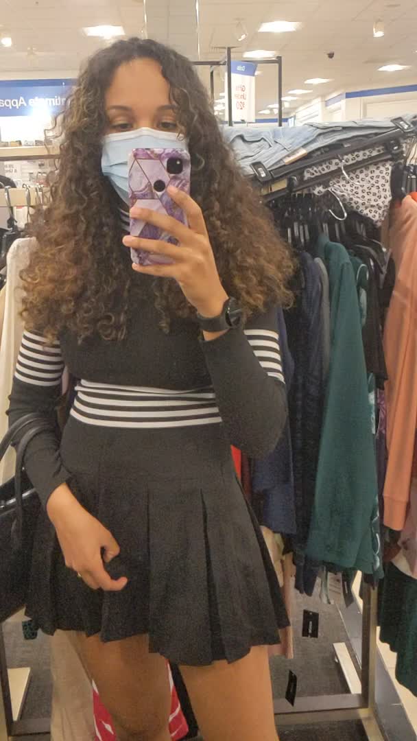 I like showing off my favorite panties in the mall | Scrolller