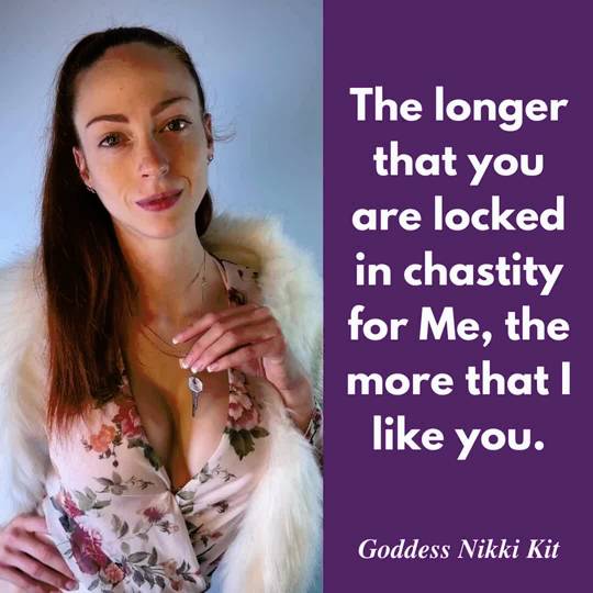 I like you better locked in chastity. | Scrolller