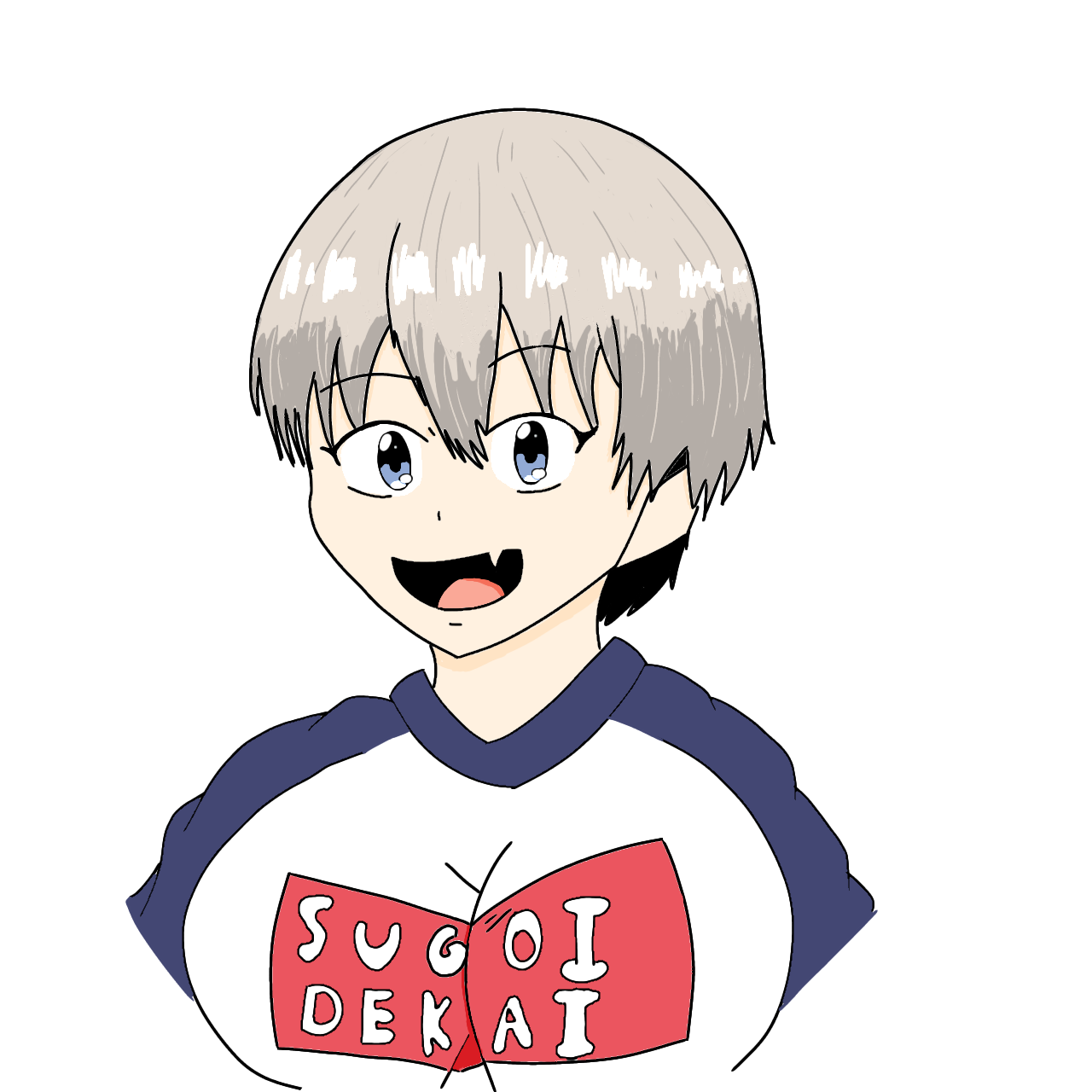 I tried to color the uzaki I drew a week ago | Scrolller