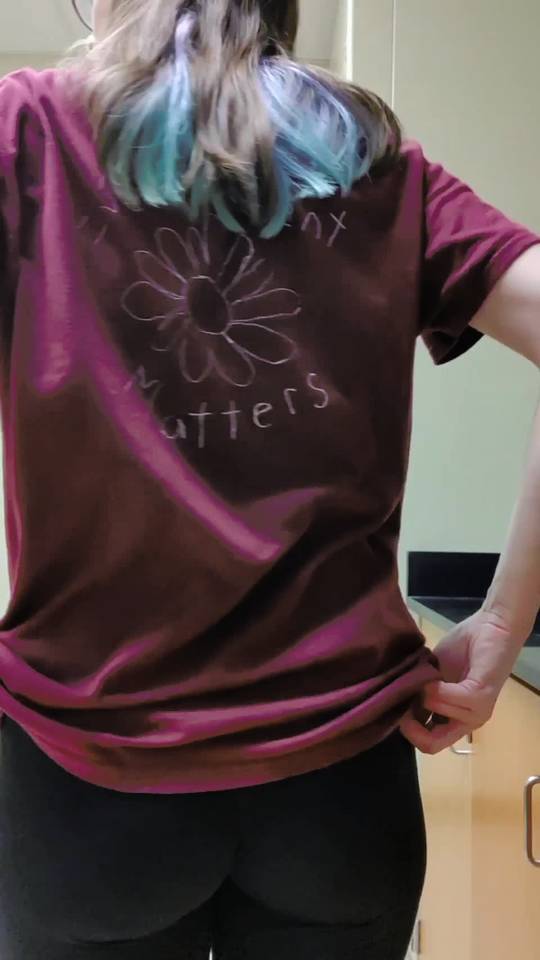 I was dared to go to work without a bra or panties! [F] | Scrolller