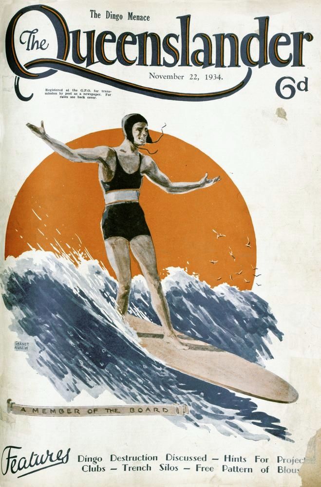 Illustrated front cover from The Queenslander, 22 November 1934 | Scrolller