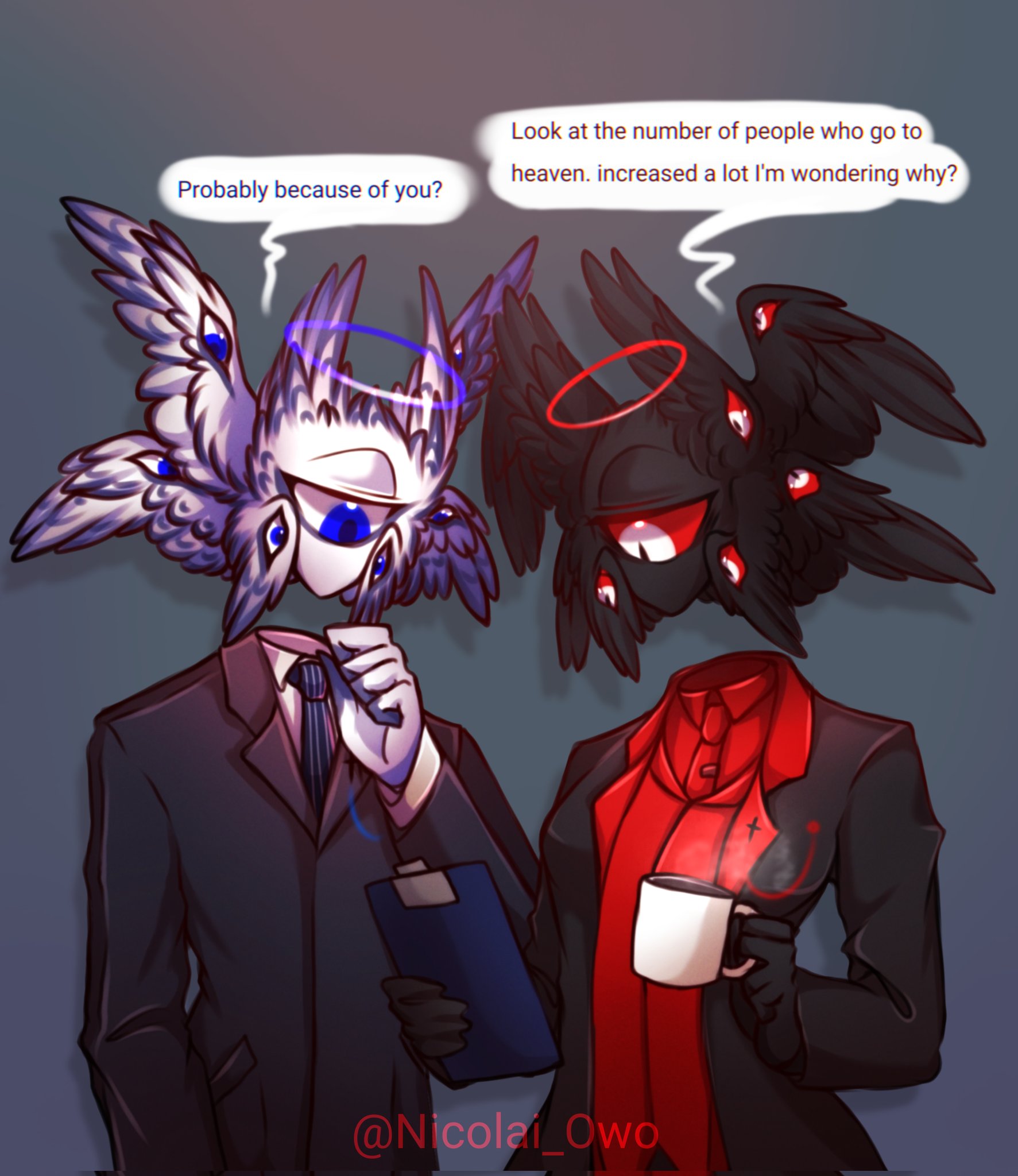 I'm going to hell so that if she falls I'll be there to catch her :3 | Scrolller