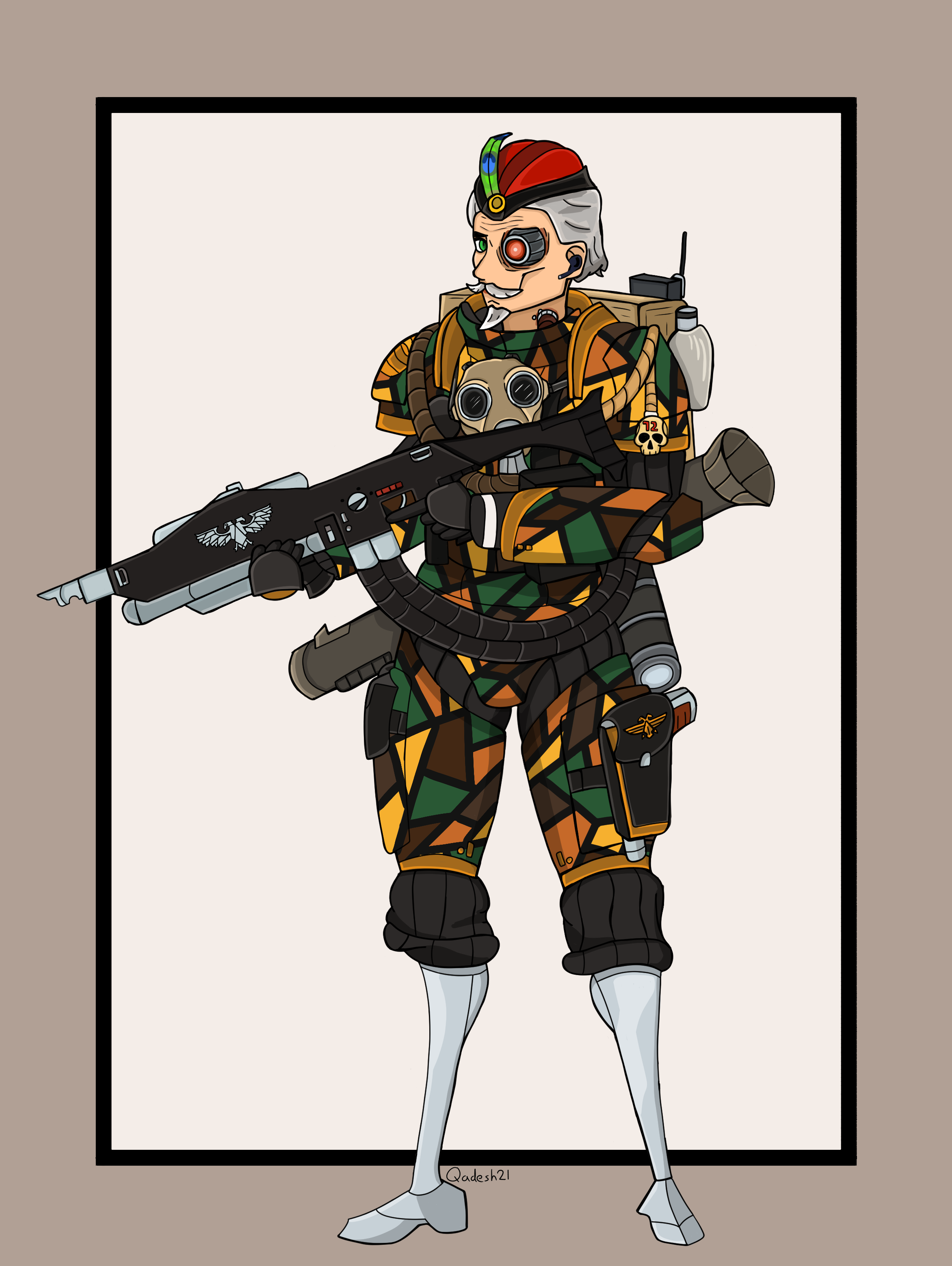 Imperial Guard Stormtrooper, Valdessan Mortali, M.37 by Qadesh21 | Scrolller