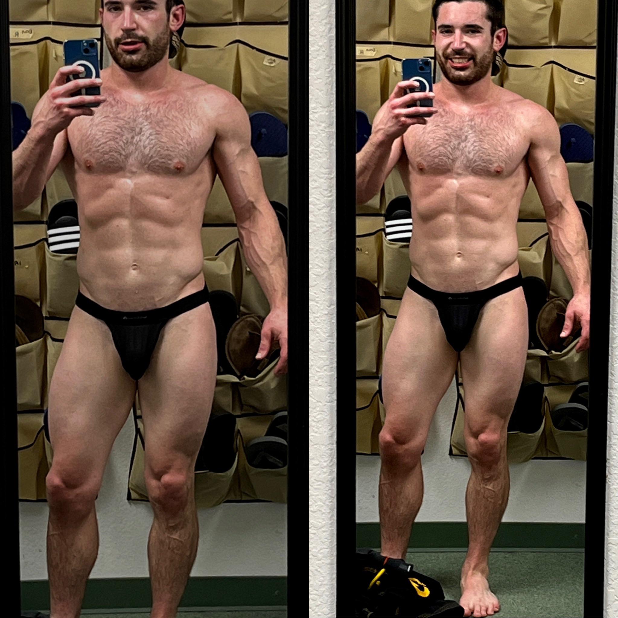 In a martial arts studio “locker” room (changing room) after practice | Scrolller