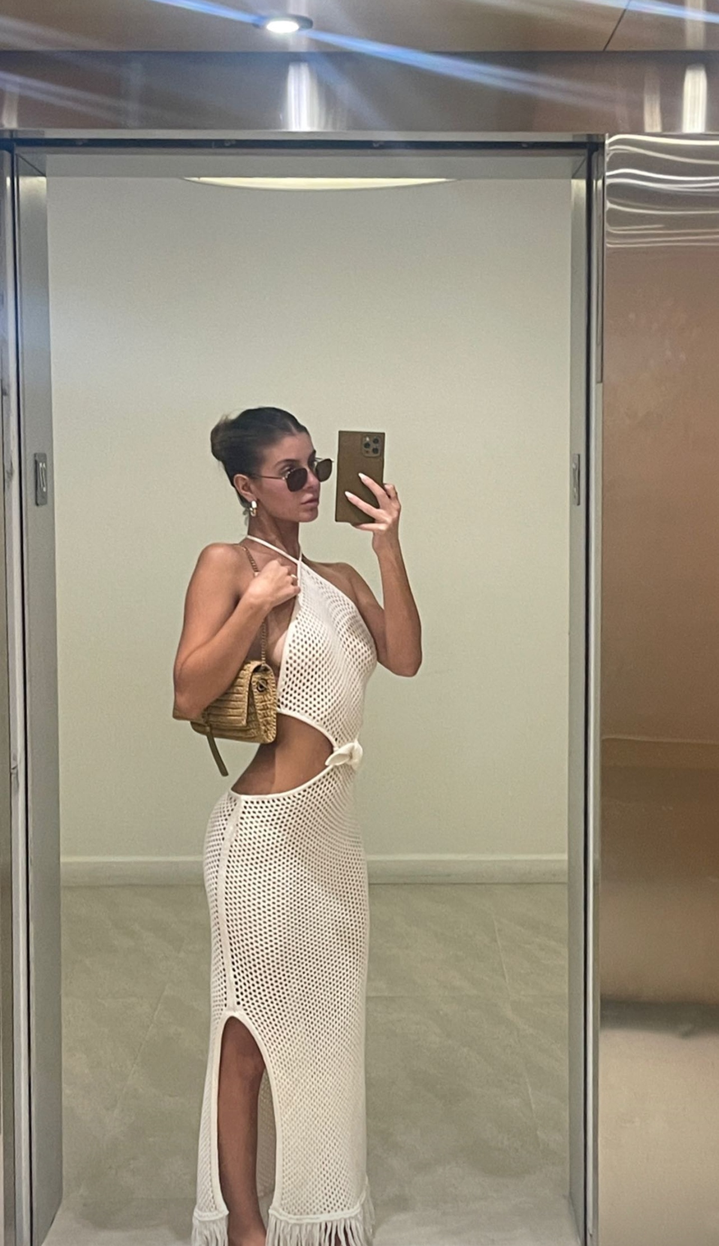 in mesh dress | Scrolller