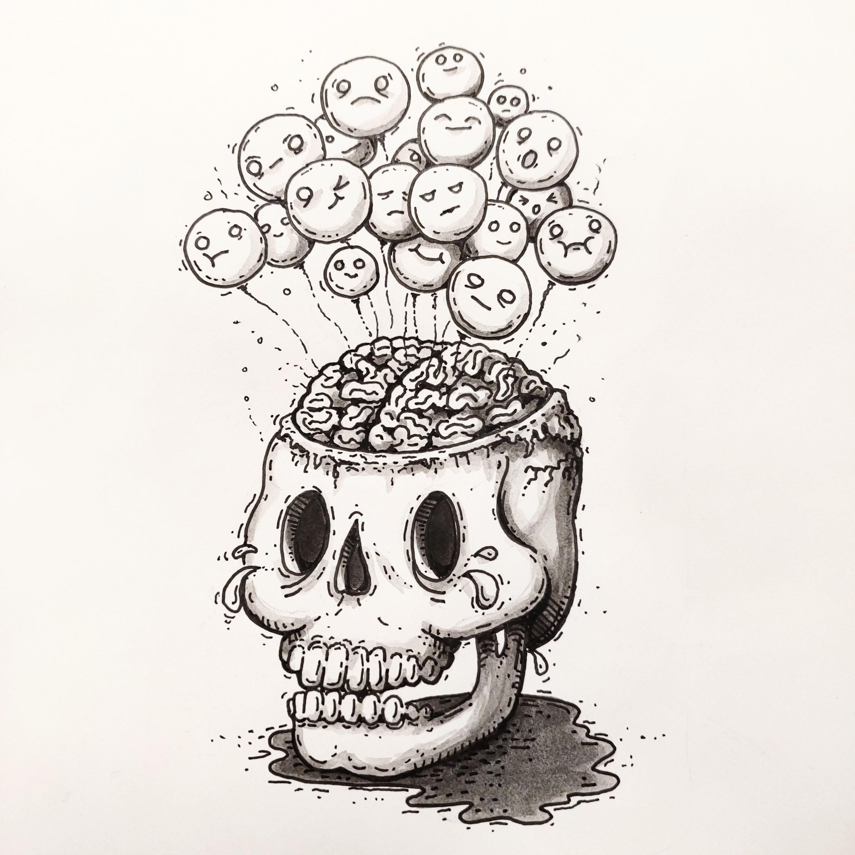 Inktober 2022-6: bouquet of feelings | Scrolller