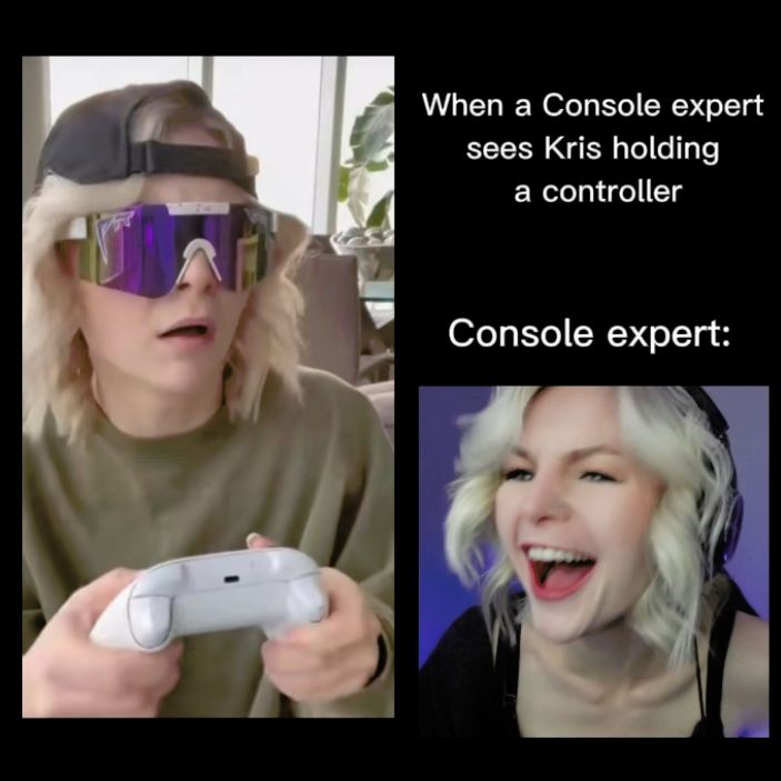 its a joke tho Kris 😭 | Scrolller