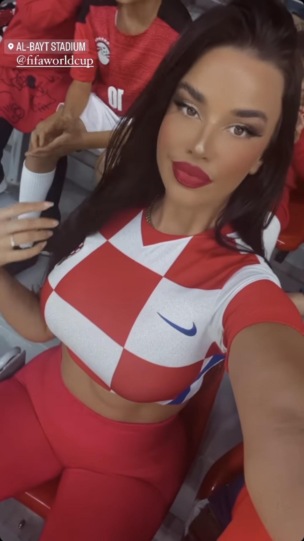 Ivana watching England vs Senegal | Scrolller