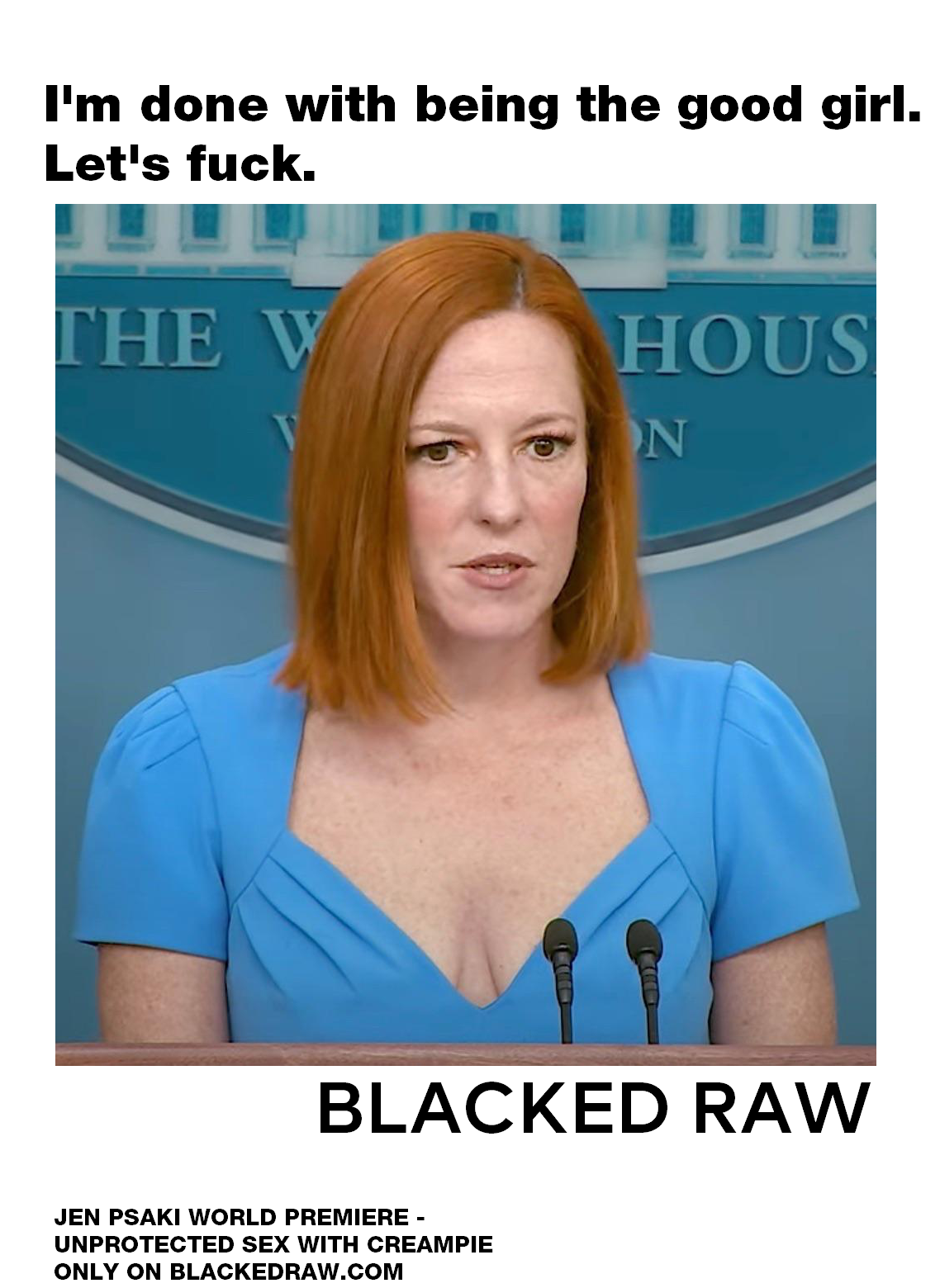 Jen Psaki Retires And Wants To Really Let Loose With Some Bbc Against Her Husbands Wishes Scrolller