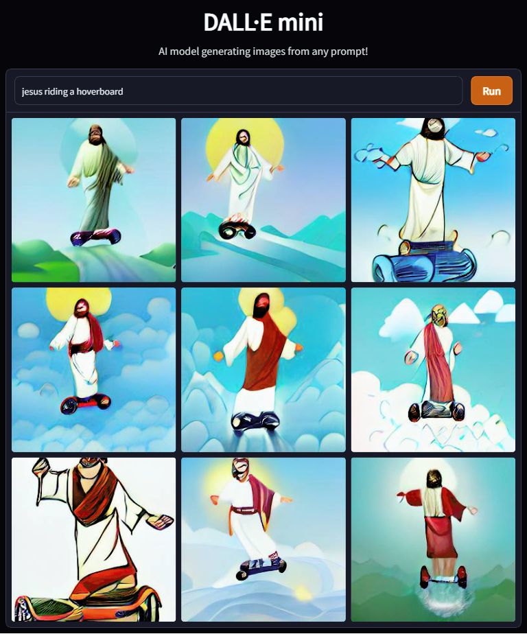 Jesus Riding a Hoverboard | Scrolller
