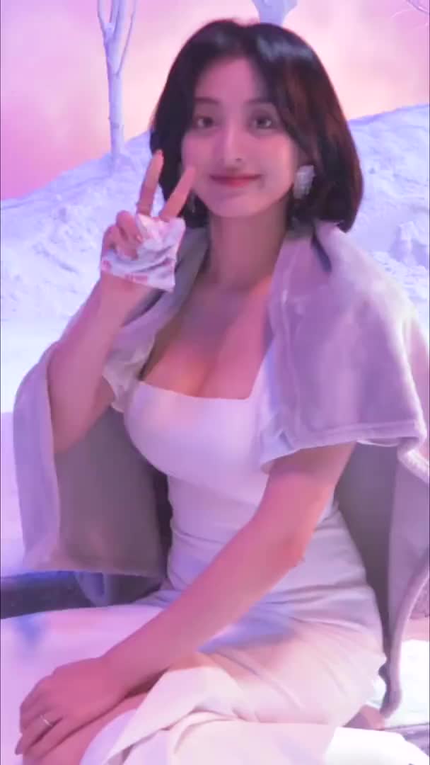 Jihyo - white dress, blanket, doughnut mv behind the scenes, ️ | Scrolller