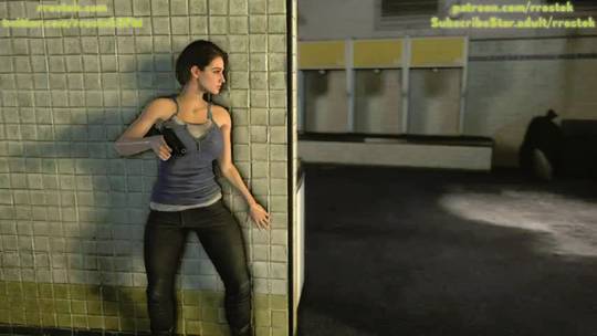 Jill Valentine Was Caught Off Guard Rrostek Resident Evil Scrolller 2389