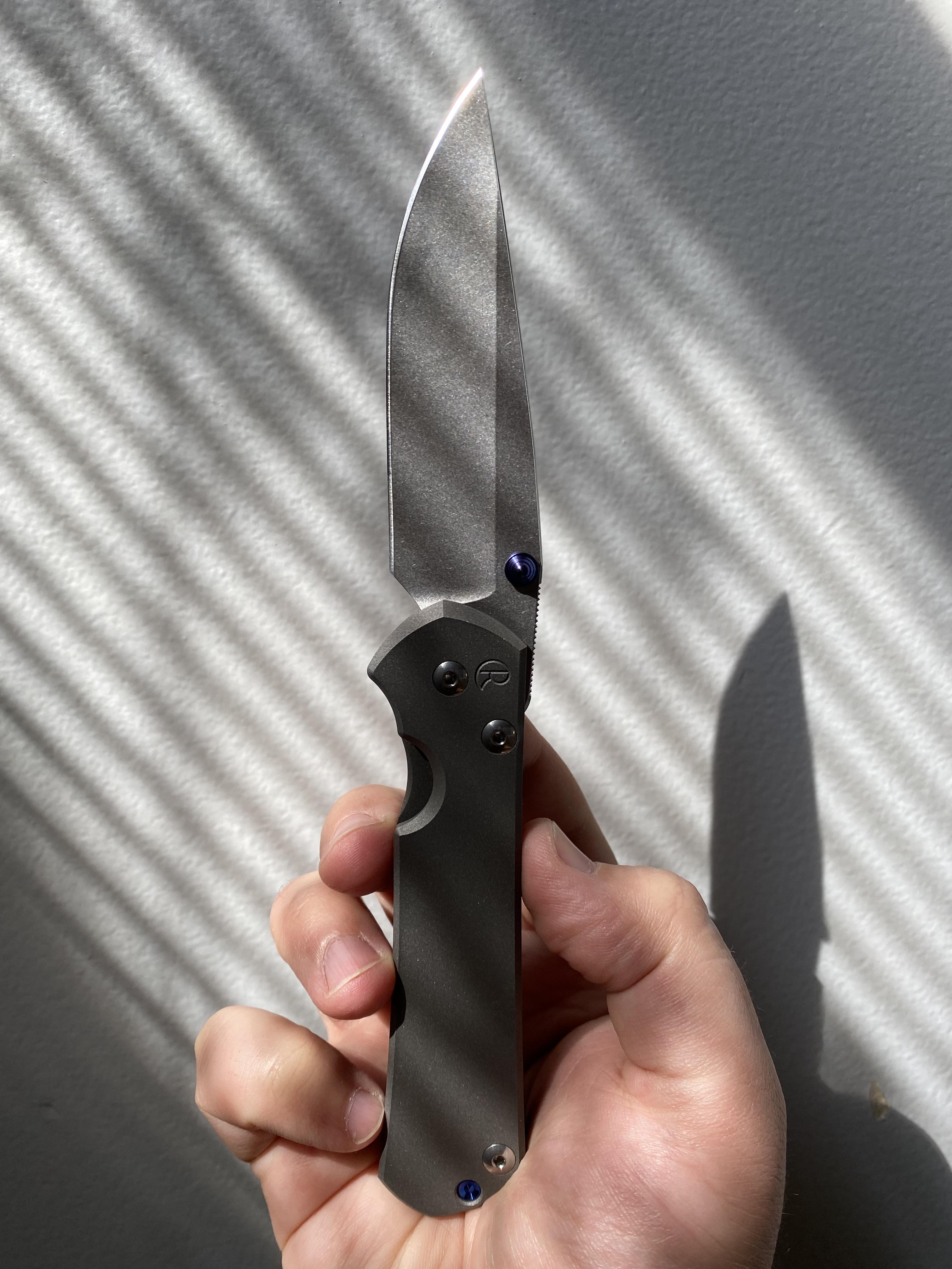 Just got my first Large Sebenza! I almost feel like selling every other knife in my collection ...