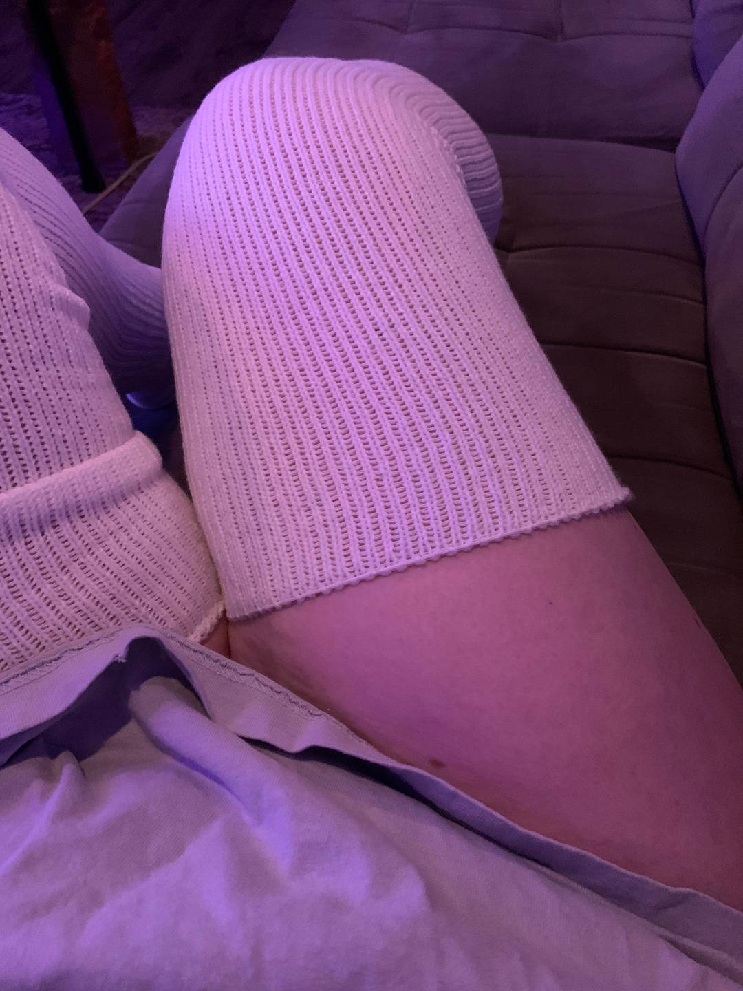 Just Got These New Thigh Highs Do You Like Them🥺 Scrolller