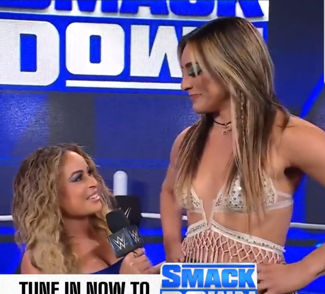 Kayla welcomes Raquel to Smackdown | Scrolller