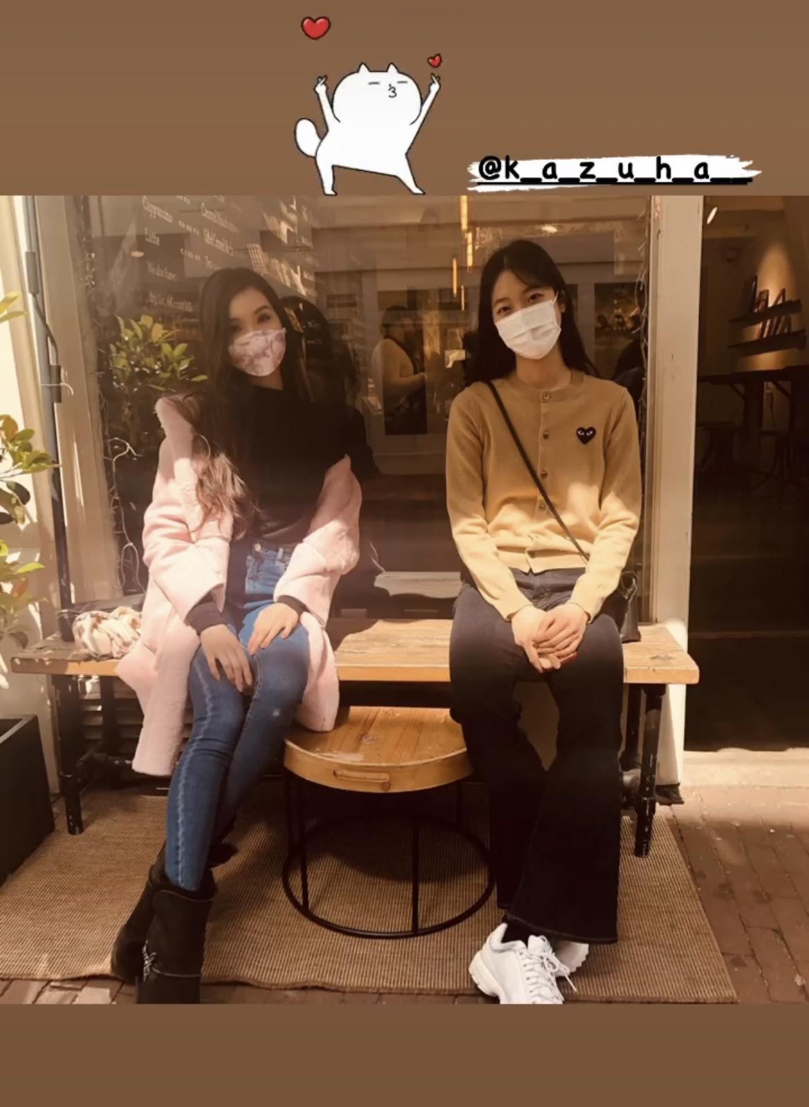 Kazuha hanging out with old classmate from ballet school | Scrolller