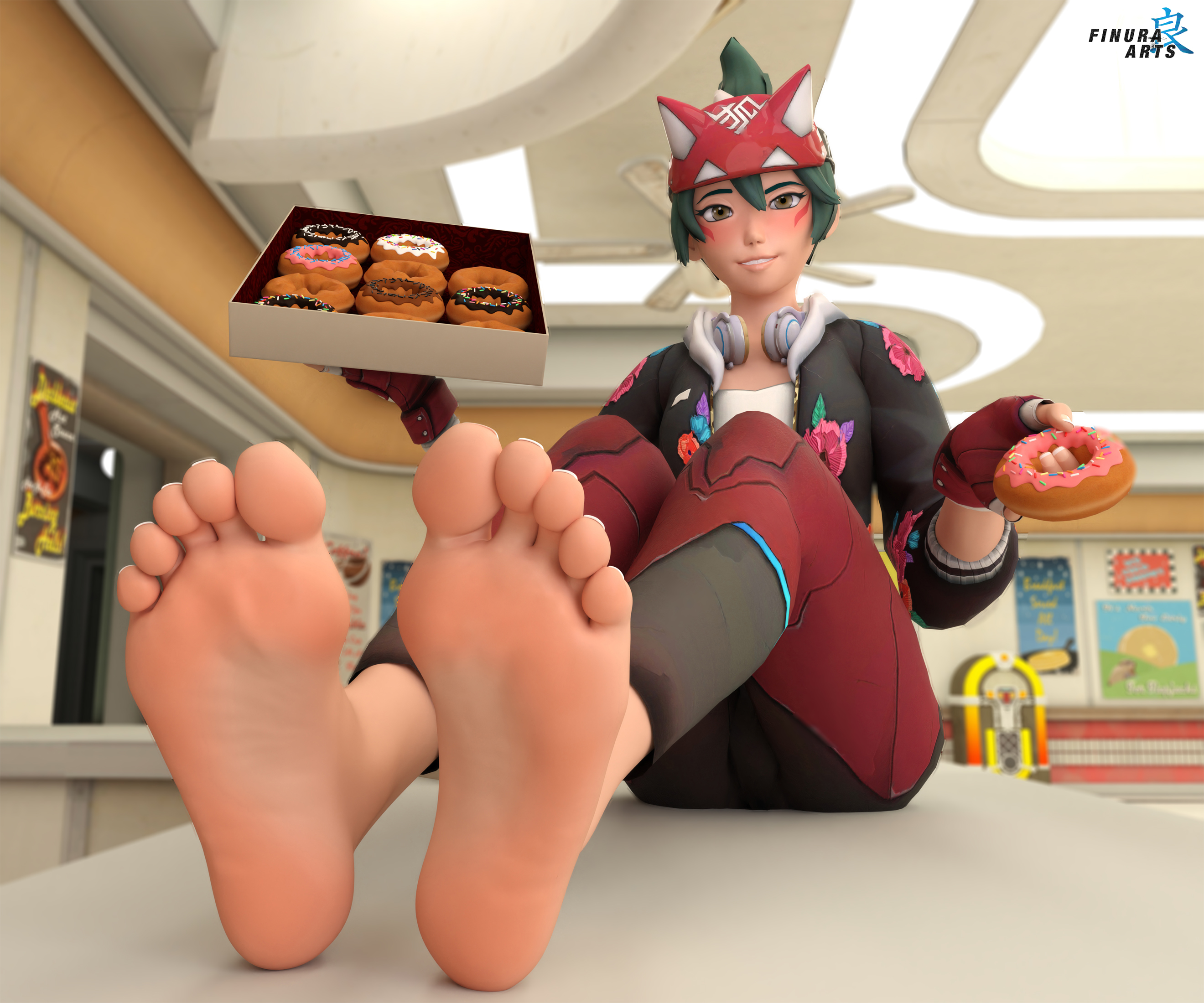 Kiriko has Doughnuts (Finura Arts) [Overwatch] | Scrolller