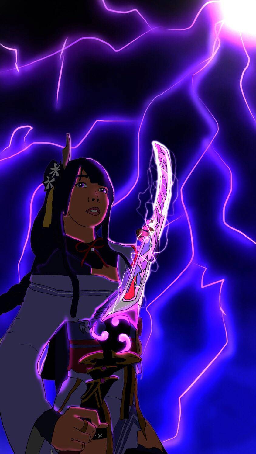 Kitz as Raiden Shogun | Scrolller