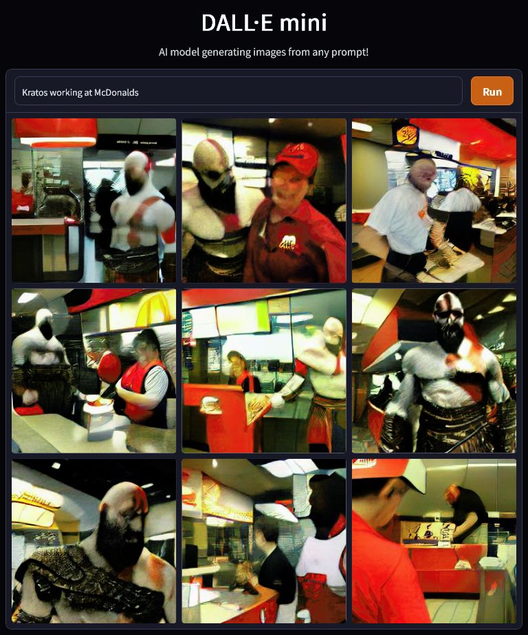 Kratos working at McDonalds | Scrolller