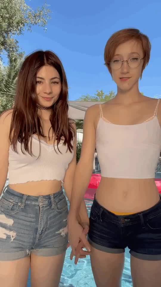 Laci and I slowly taking more off for you | Scrolller