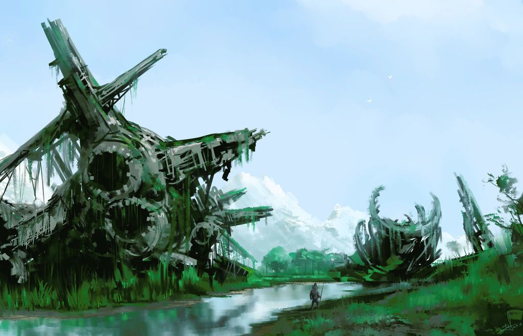 Landscape with Ships by Andrey Filimonov | Scrolller