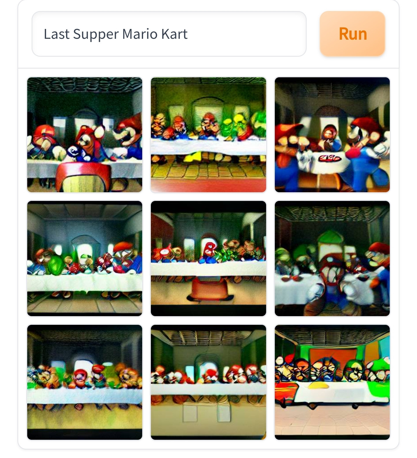 Last Supper Mario Kart | Scrolller