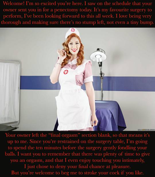 Lauren Phillips gets you ready for penectomy [oc][cbt][femdom] | Scrolller