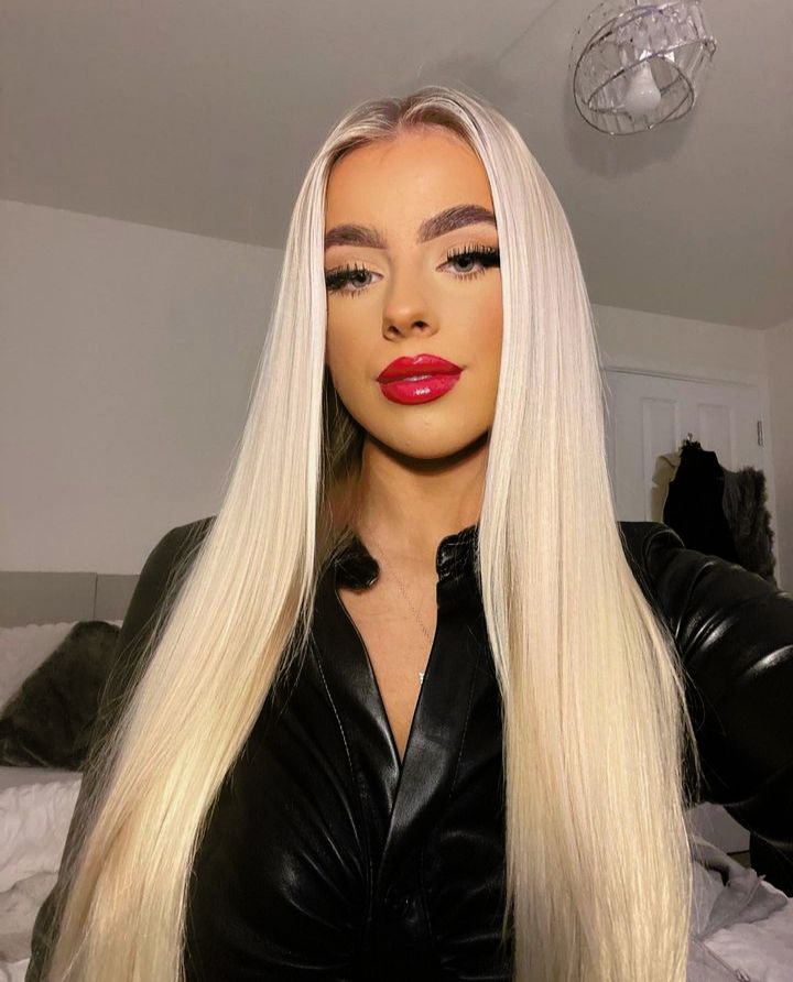 Leather and red lips | Scrolller