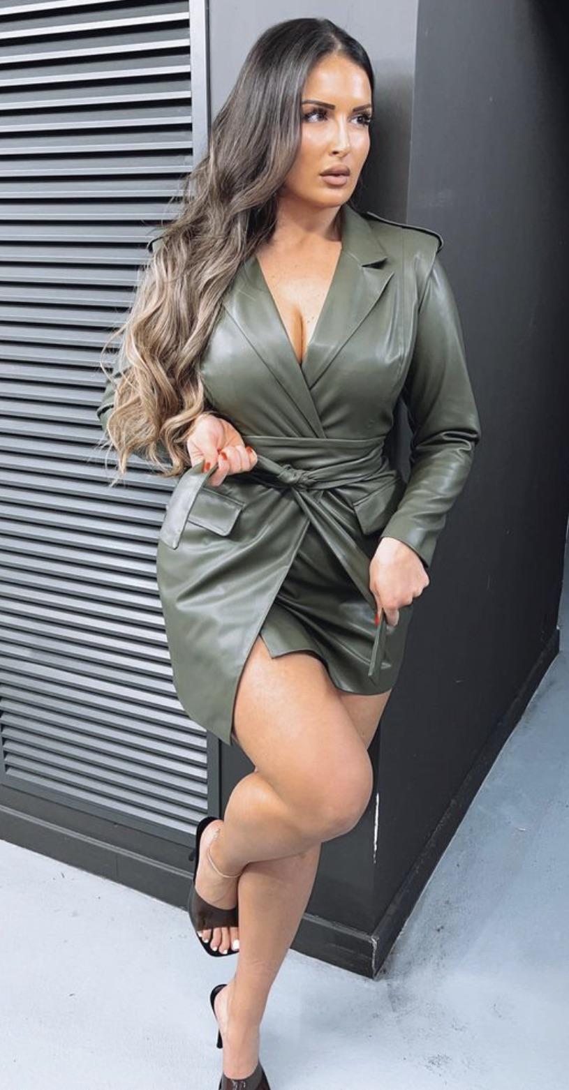 Leather dress | Scrolller