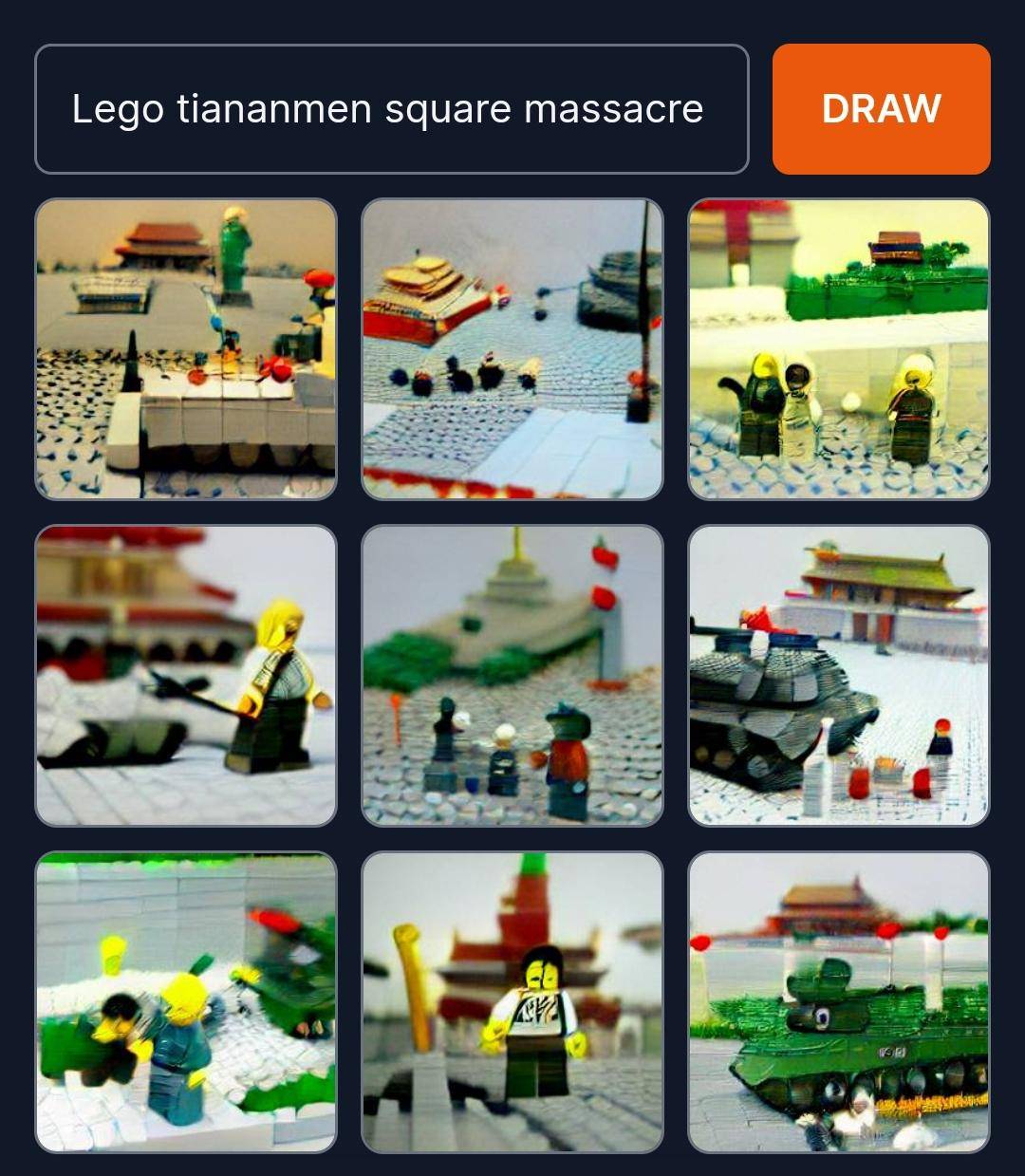 Lego Tiananmen square massacre | Scrolller