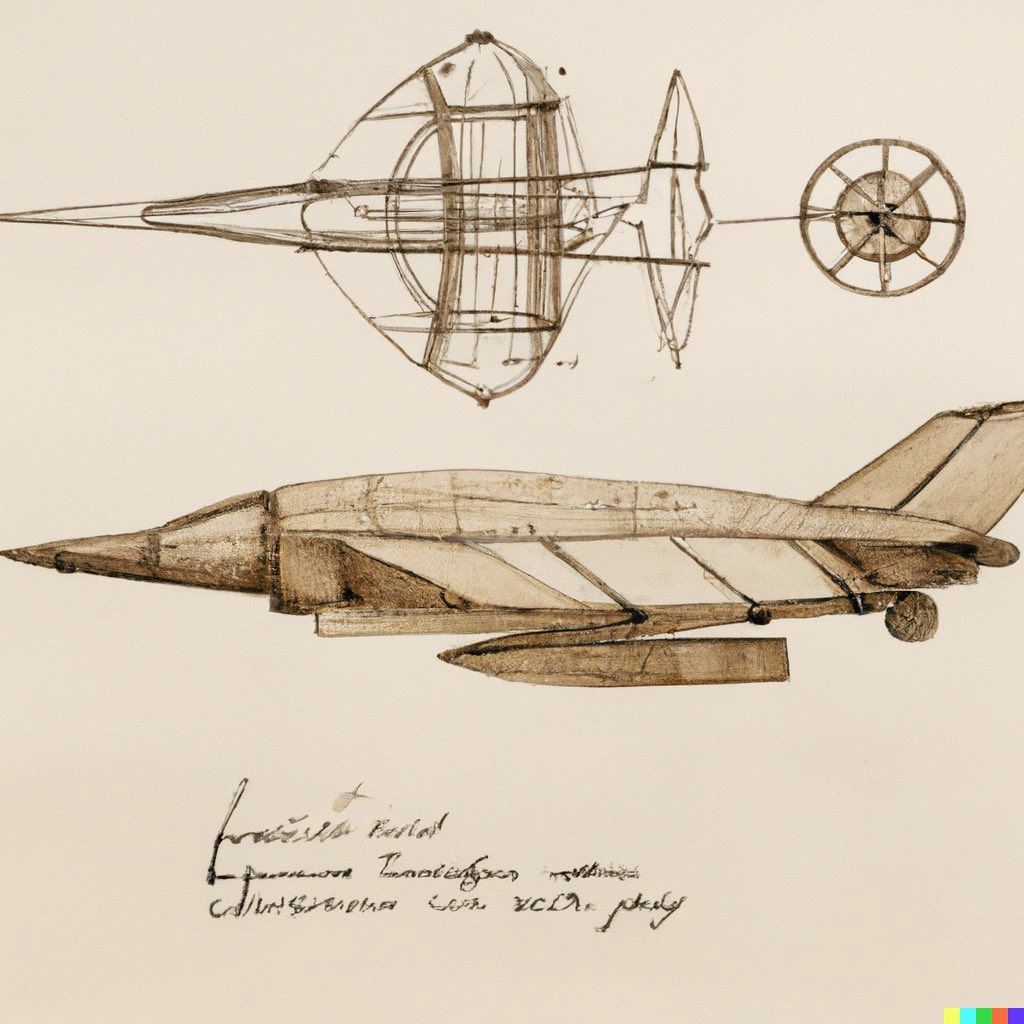 Leonardo da Vinci early sketches of the F-35 | Scrolller