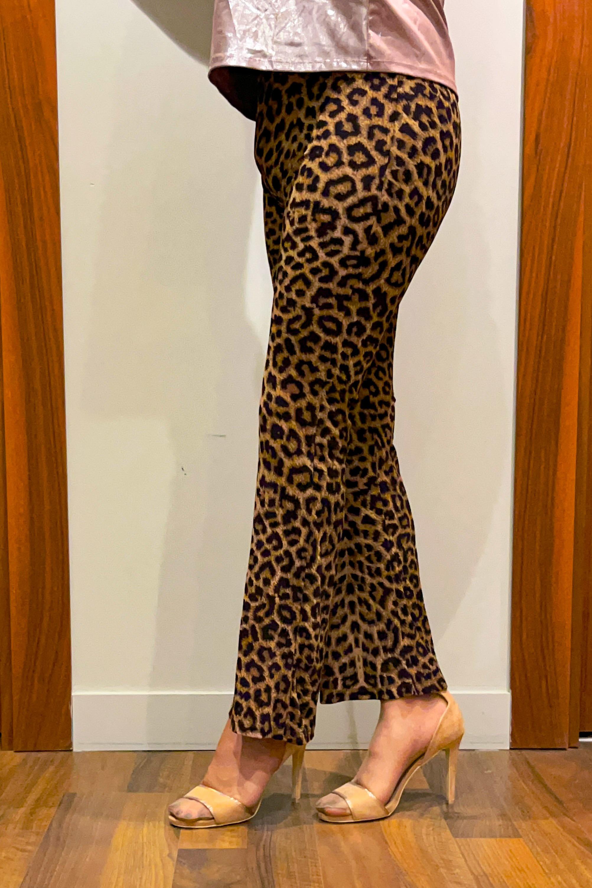 Leopard tight-pants and camel high-heels. Wife is at work. Our unicorn search continues ...