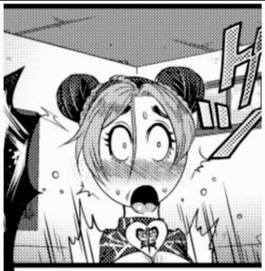 Lf Mono Source Jolyne Kujo Shocked Mouth Open Tongue Out Tongue Japanese Text Scrolller