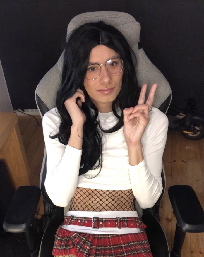 Like the fishnet and schoolgirl outfit 🥰 | Scrolller