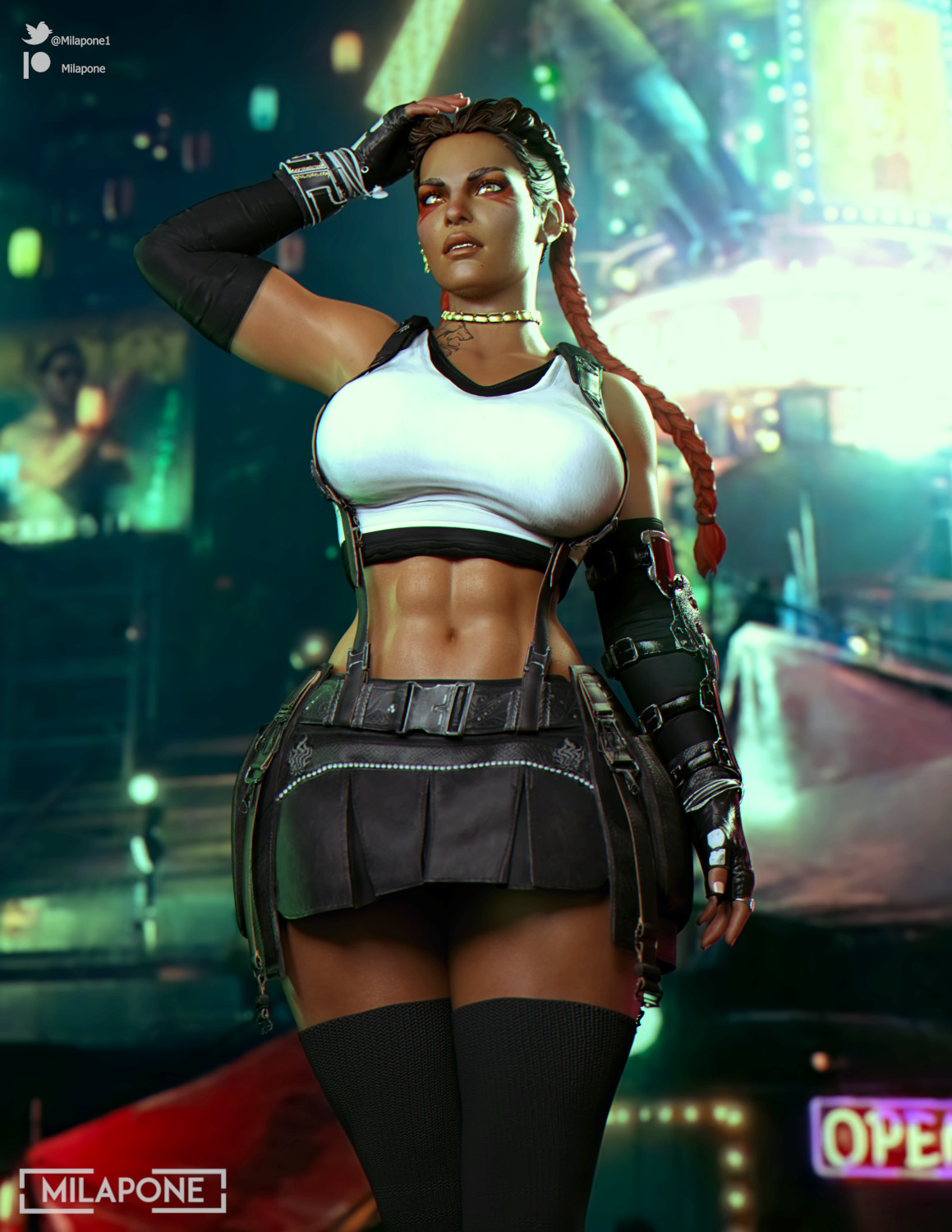 Loba in Tifa's outfit (Milapone) | Scrolller