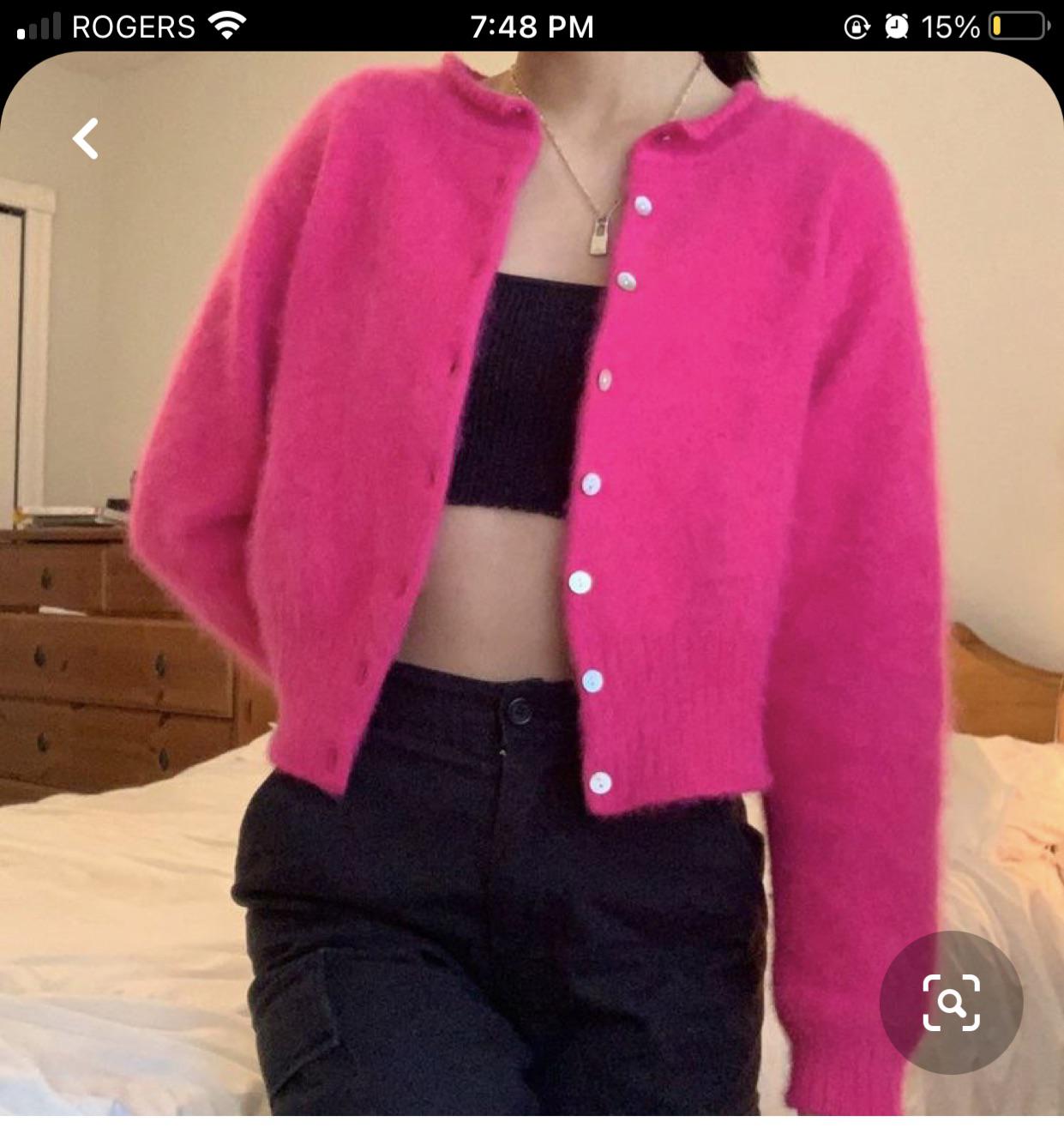 Looking for a free pattern with 2 strand mohair for this cardigan | Scrolller