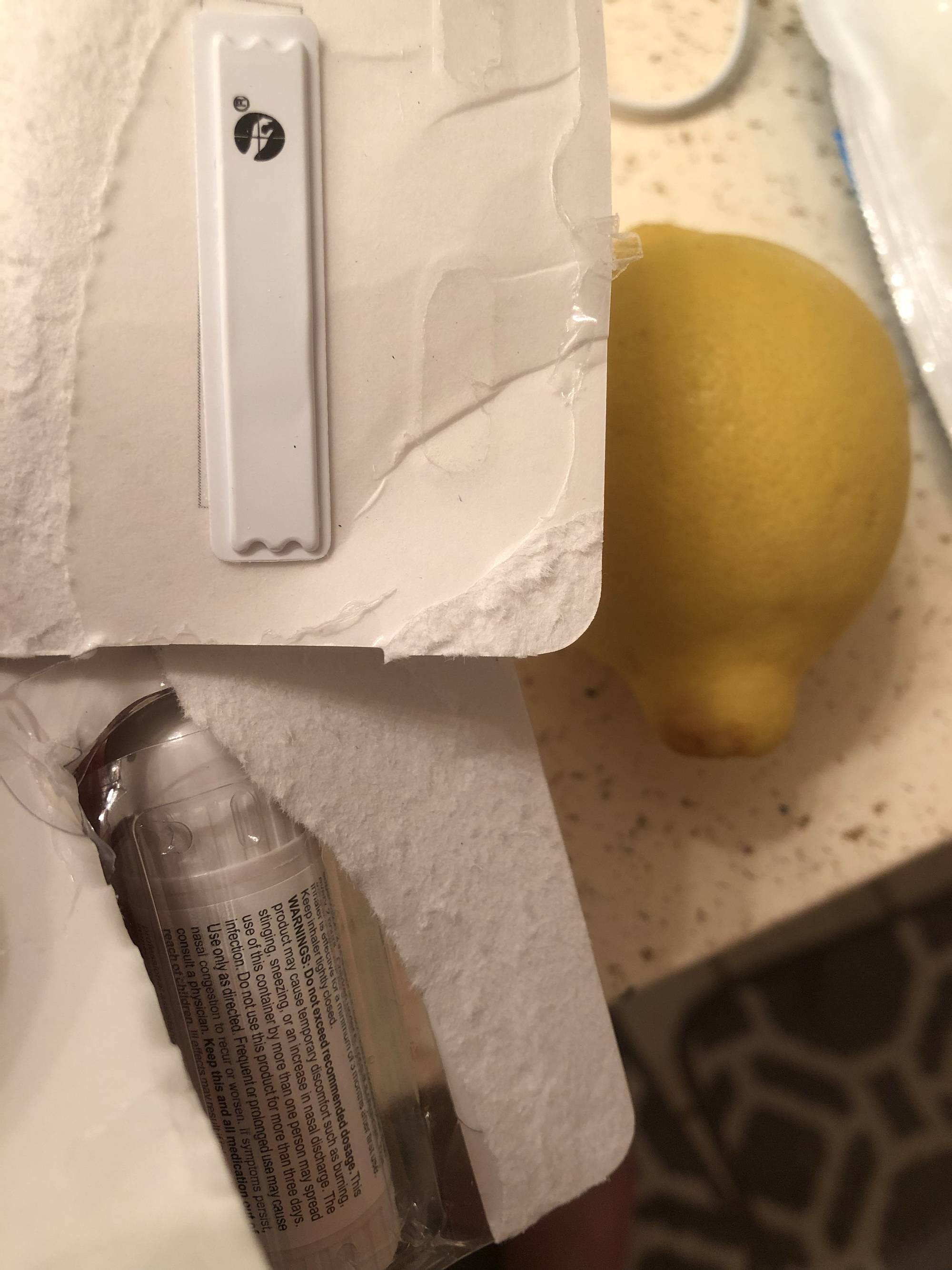 Looks like benzedrex is starting to crack down on people who steal it (the white magnetic strip ...