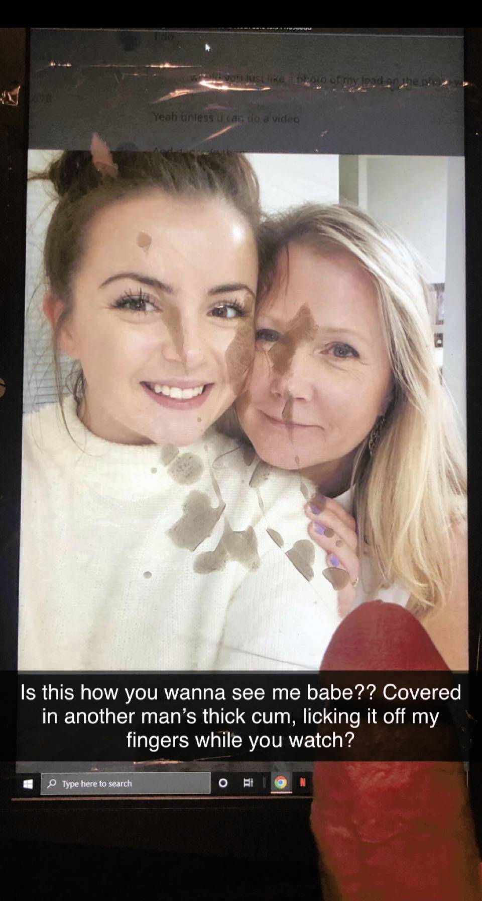Looks Like She Found The Cum Tribute You Made Of Her And Her Mom Looks Like She Found The Cum Tribute You Made Of Her And Her Mom