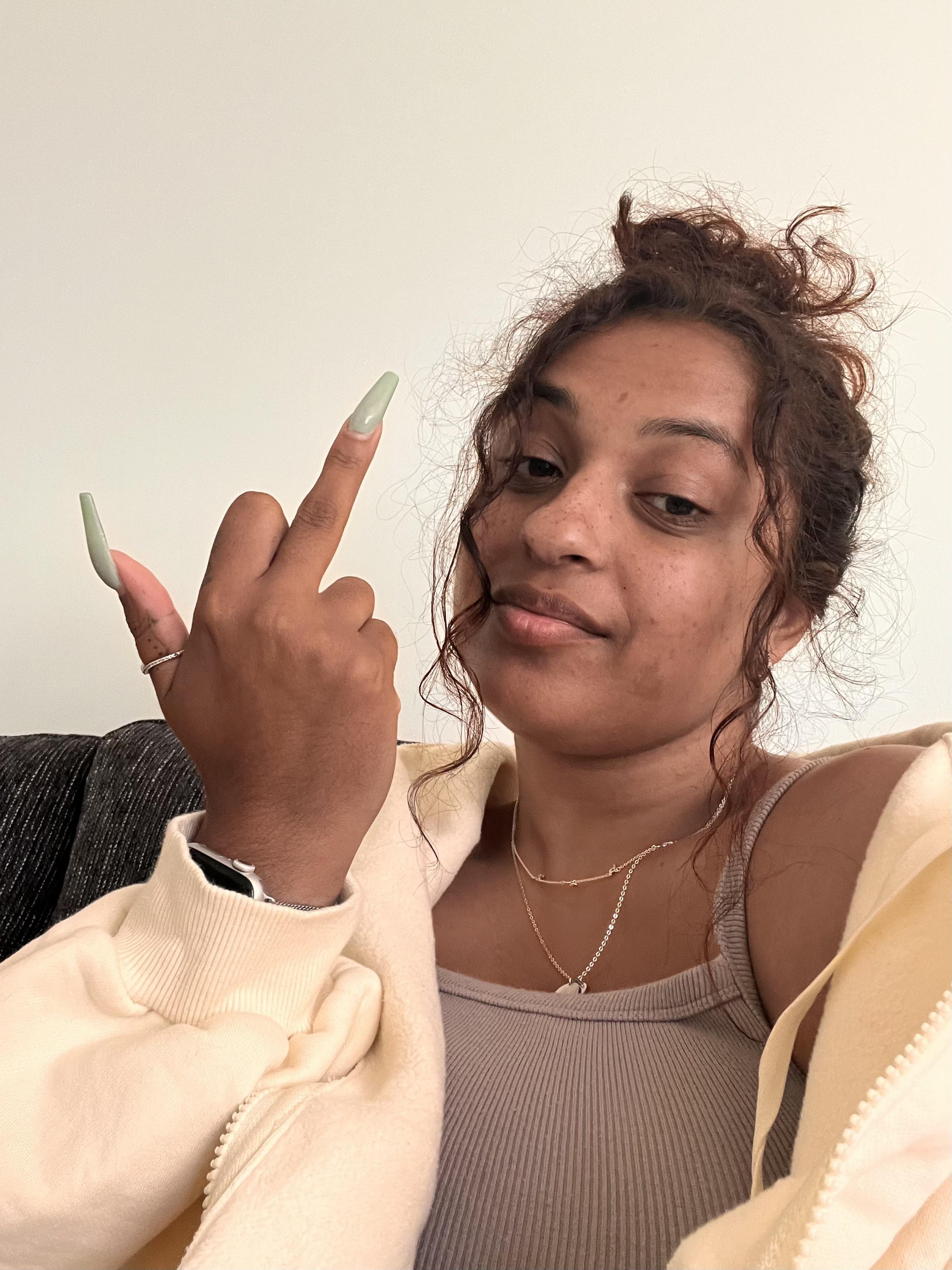 lounging and flipping you off while I drain you dry | Scrolller