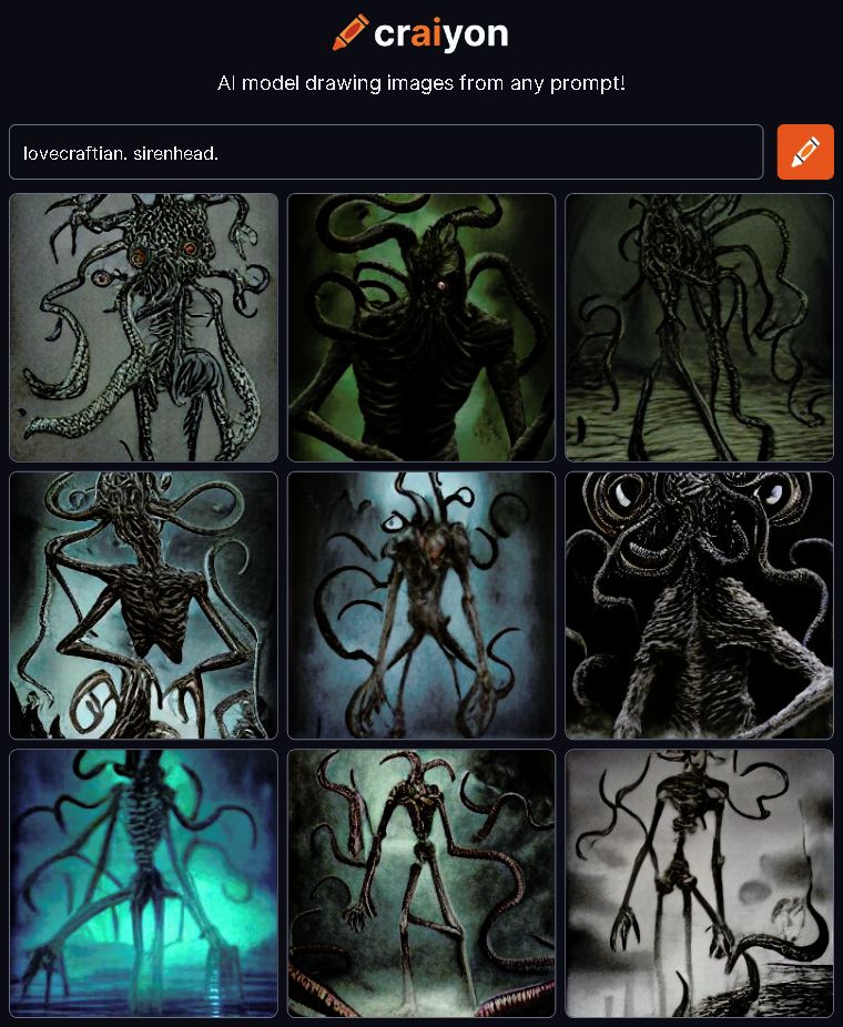 Lovecraftian Sirenhead. | Scrolller