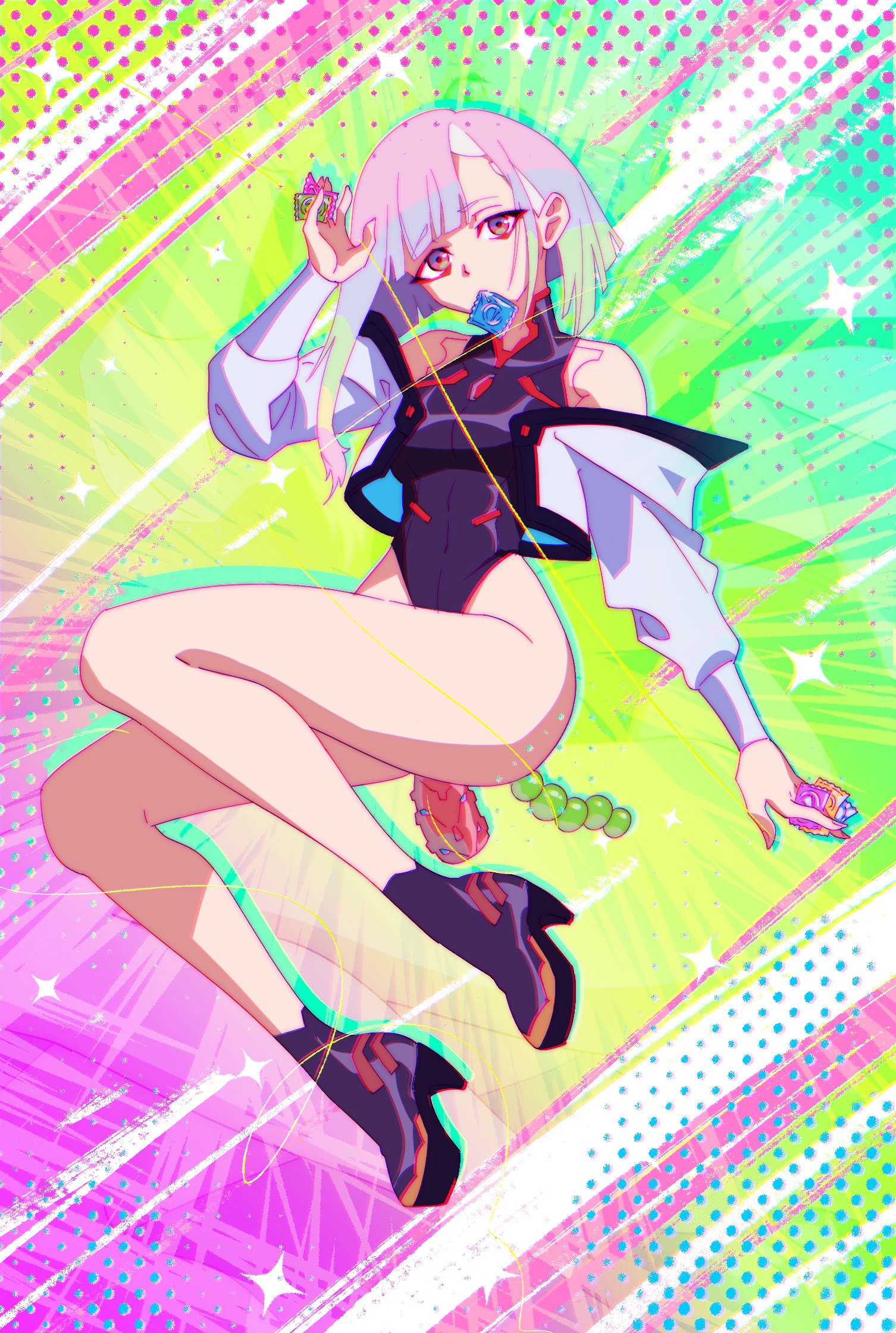 Lucy! the chrome slut! finished client commission. | Scrolller